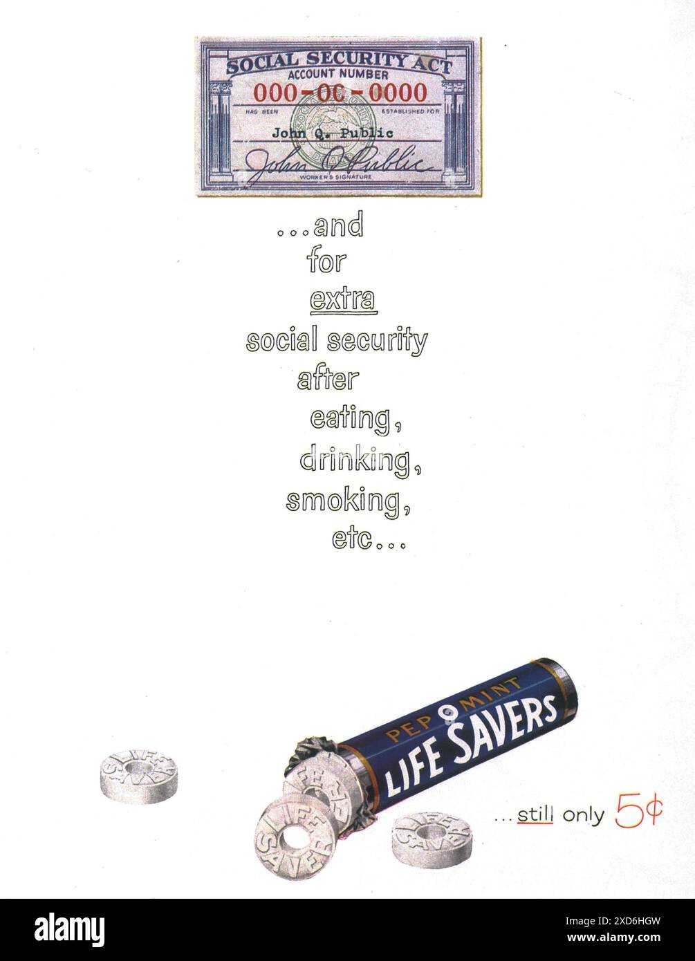 Life savers ads hi-res stock photography and images - Alamy