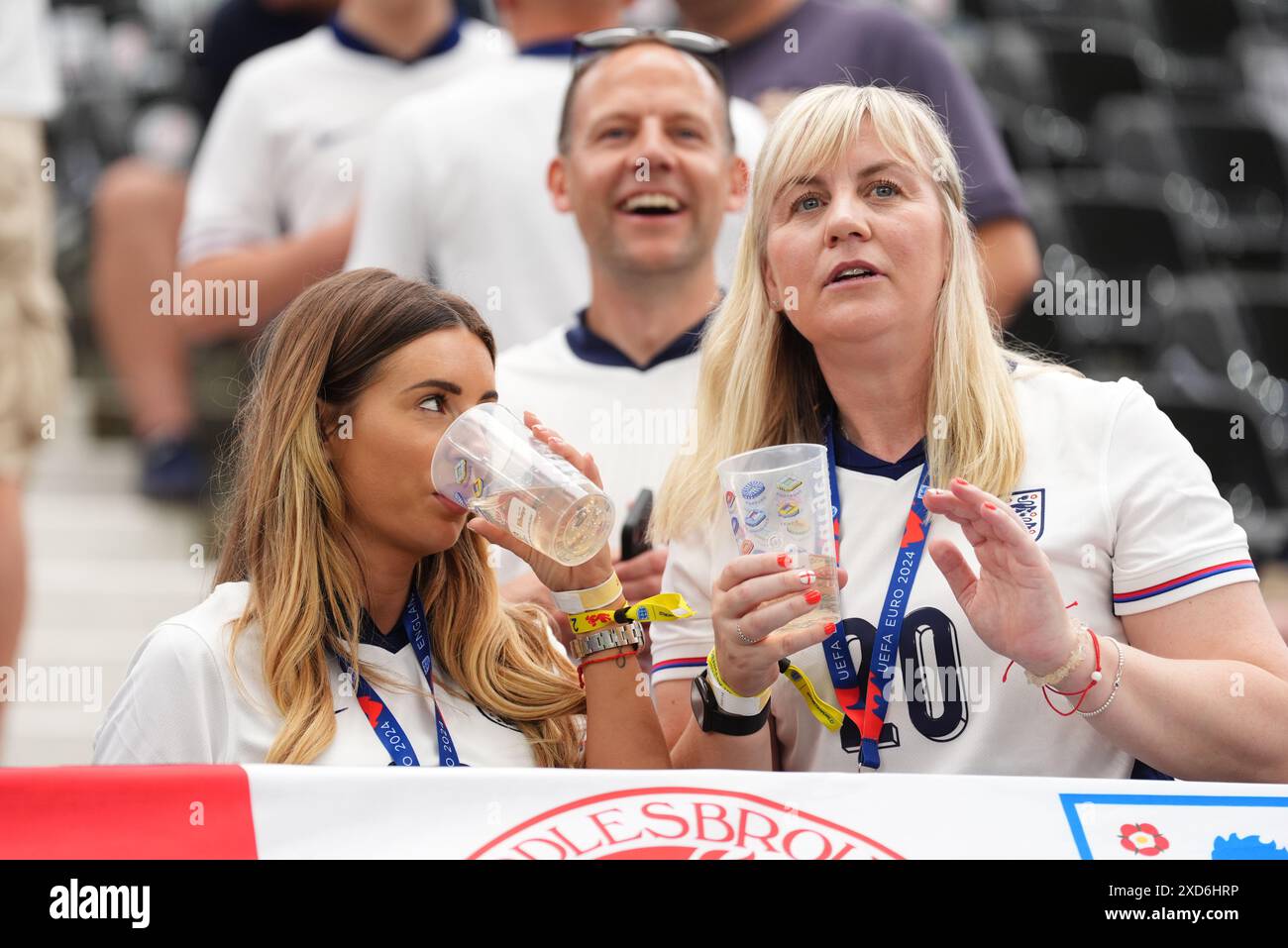 Dani Dyer (left), partner of England's Jarrod Bowen, with Jarrod's ...
