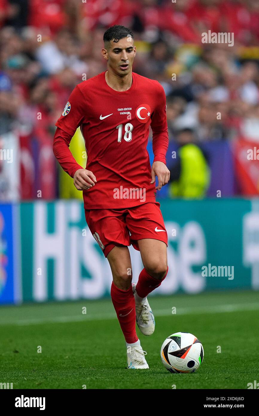 Mert Muldur of Turkey during the Euro 2024 group F football match ...