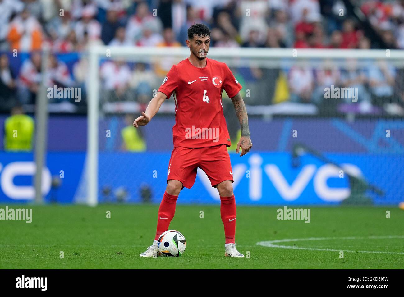 Samet Akaydin of Turkey during the Euro 2024 group F football match ...