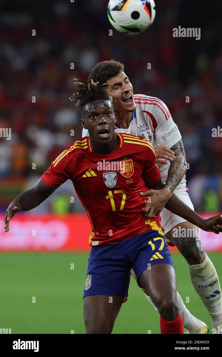 Gelsenkirchen, Germany 20.06.2024: Nico Williams of Spain, Giovanni Di ...