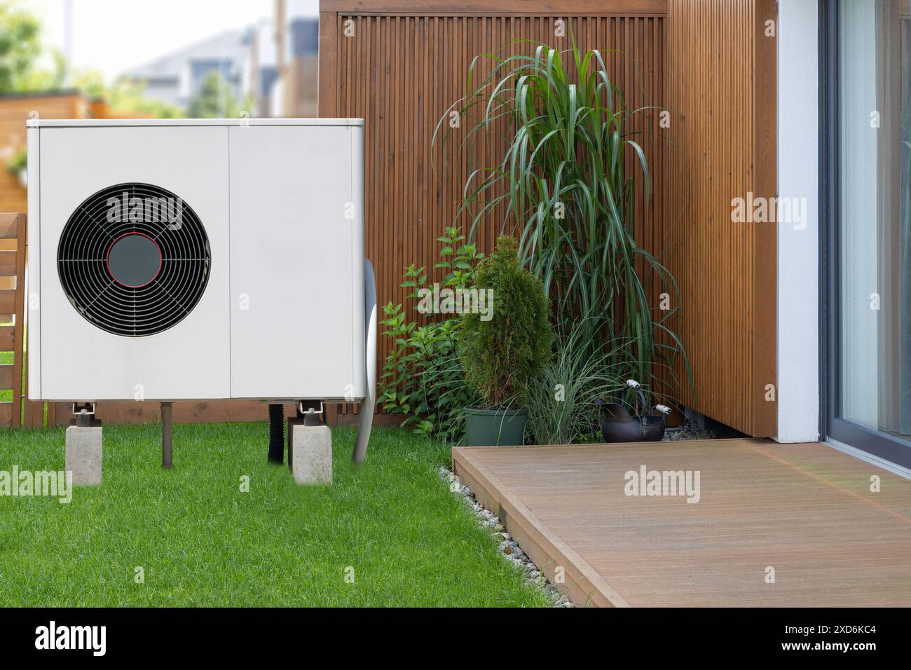 Air source heat pump installation hi-res stock photography and images ...