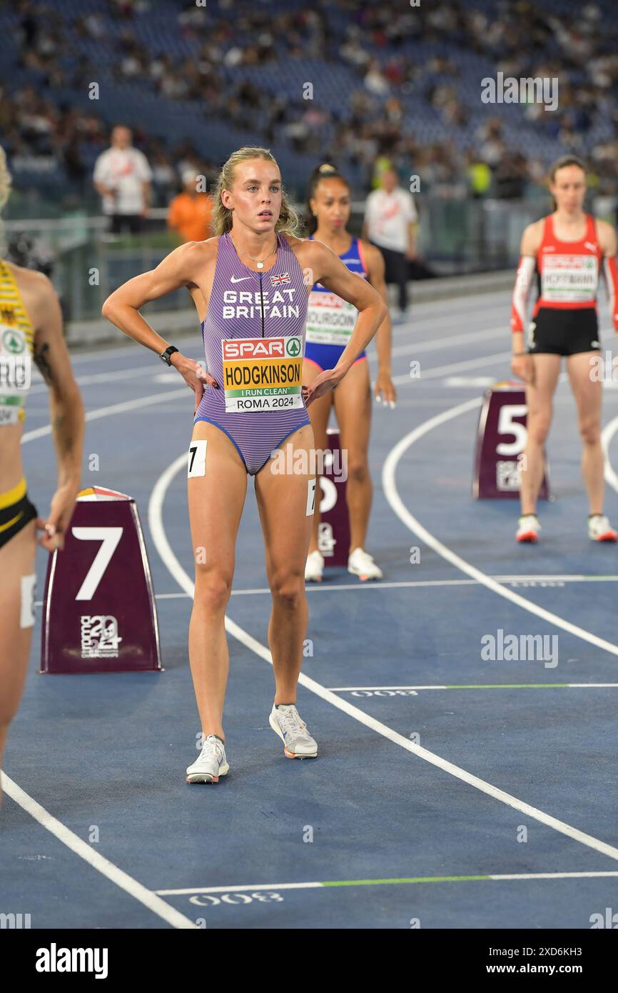 Keely Hodgkinson of Great Britain competing in the women’s 800m final ...