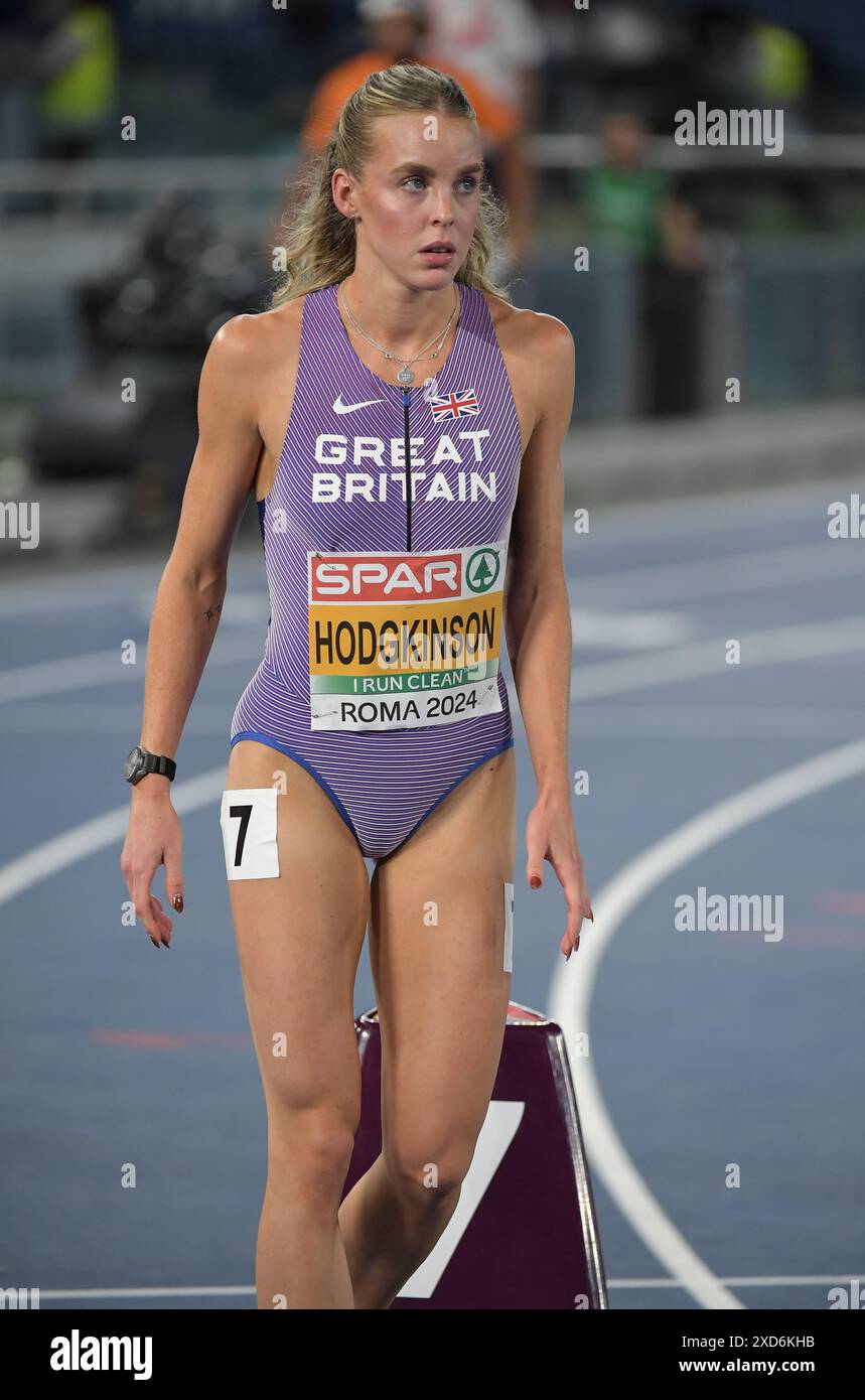 Keely Hodgkinson of Great Britain competing in the women’s 800m final ...