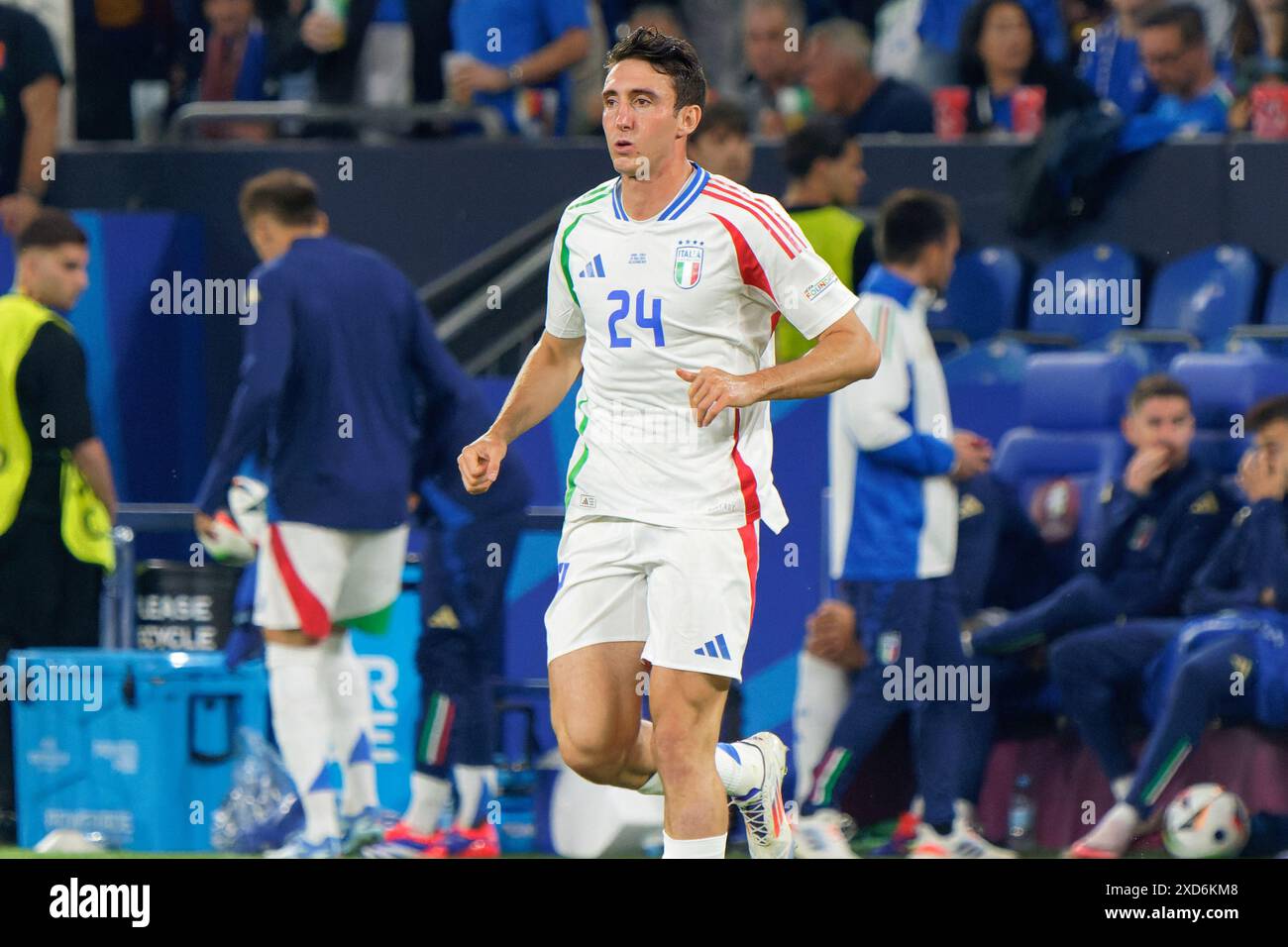 Andrea Cambiaso of Italy during UEFA Euro 2024 - Spain vs Italy, UEFA ...