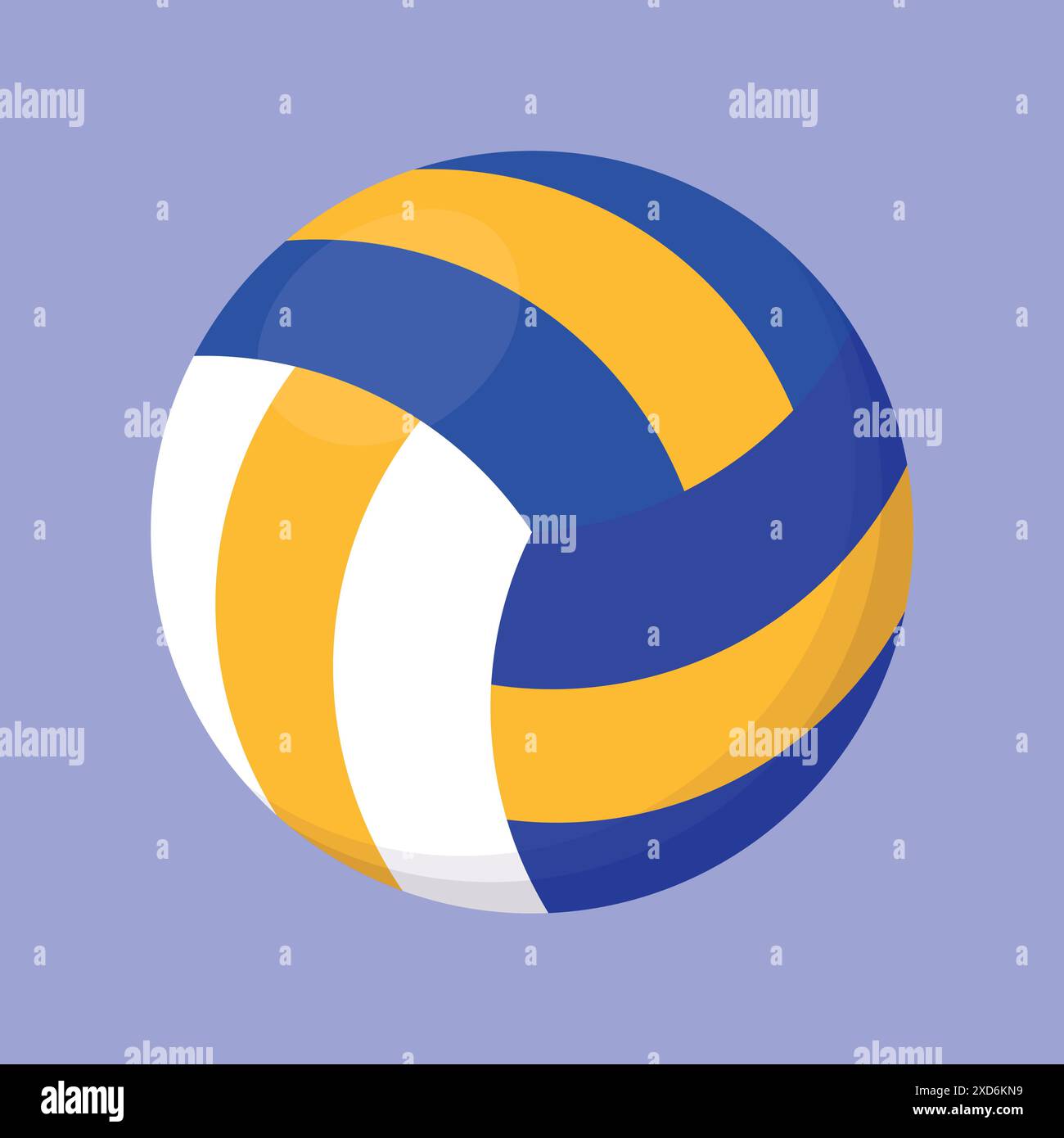 Volleyball ball icon vector. Volleyball illustration. volleyball sports ...