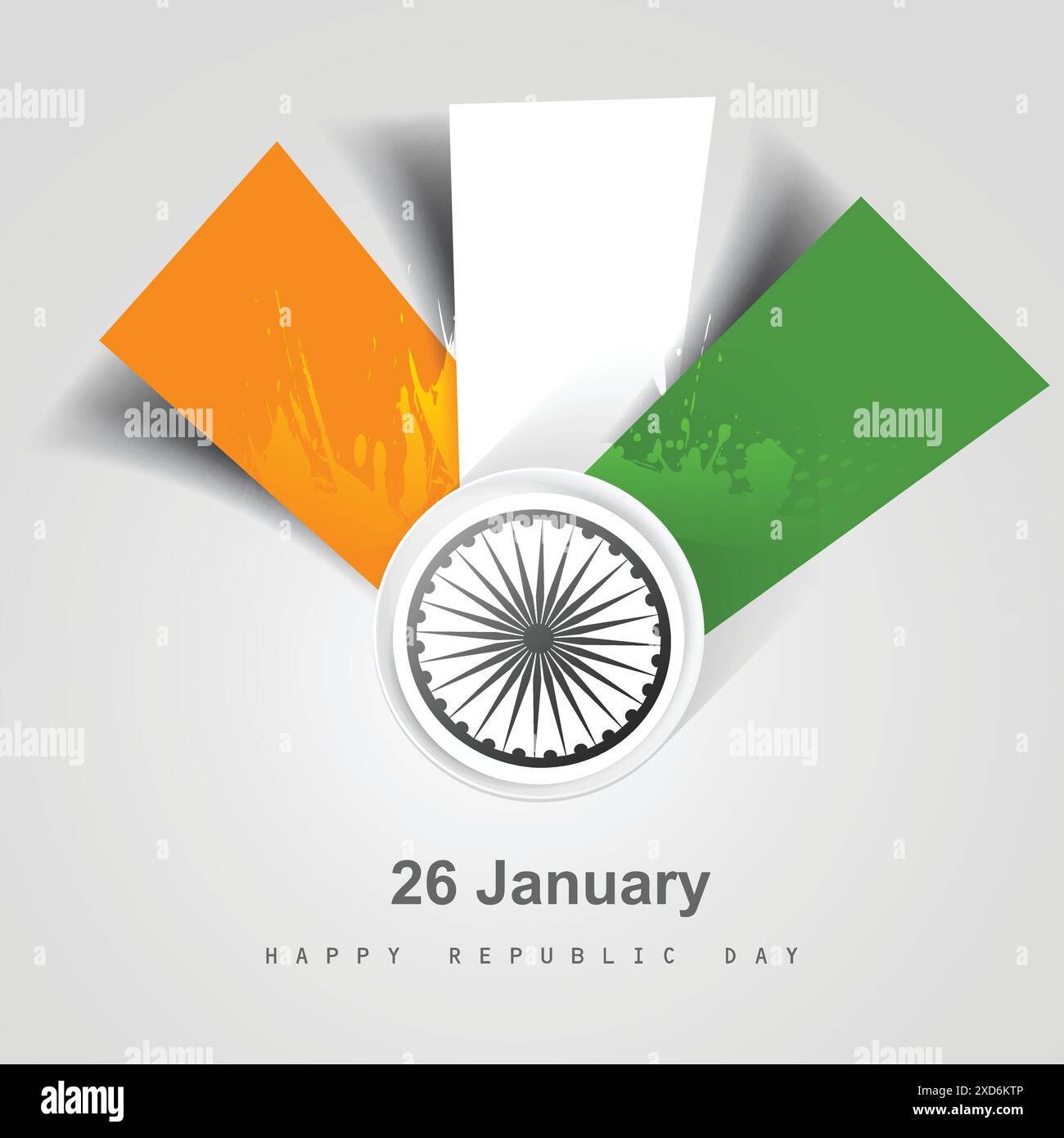 modern tricolor indian flag card Stock Vector Image & Art - Alamy
