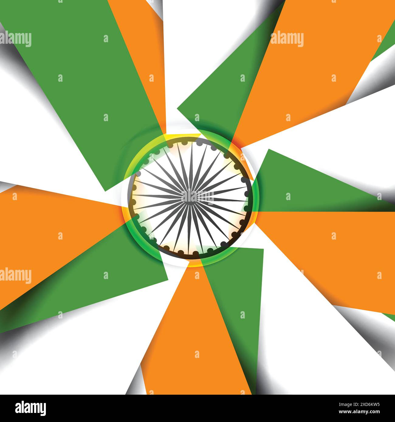 tricolor indian flag fondo vector design illustration Stock Vector ...