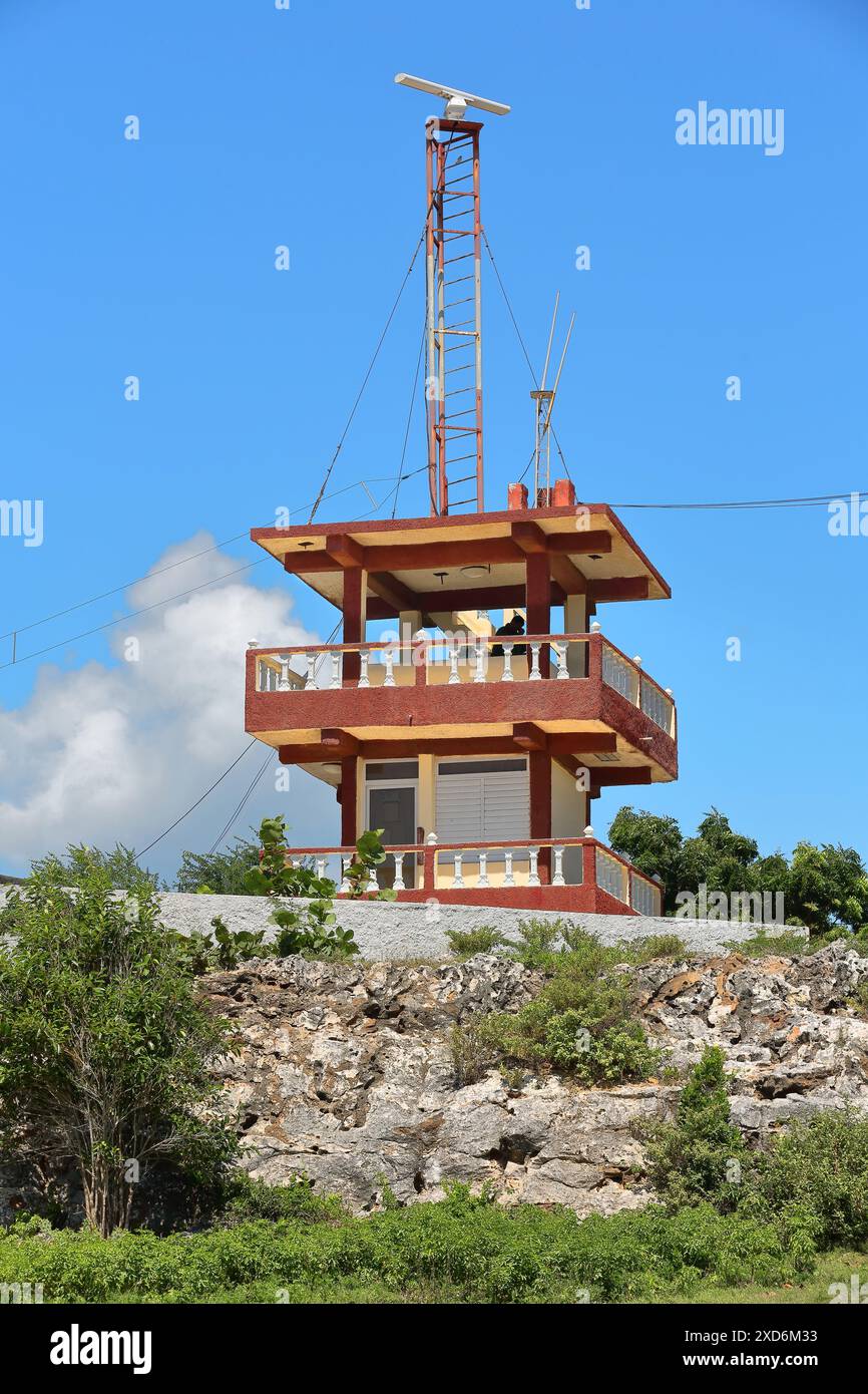 410 Weather station in the east part of the Cabo Cruz fishing village ...