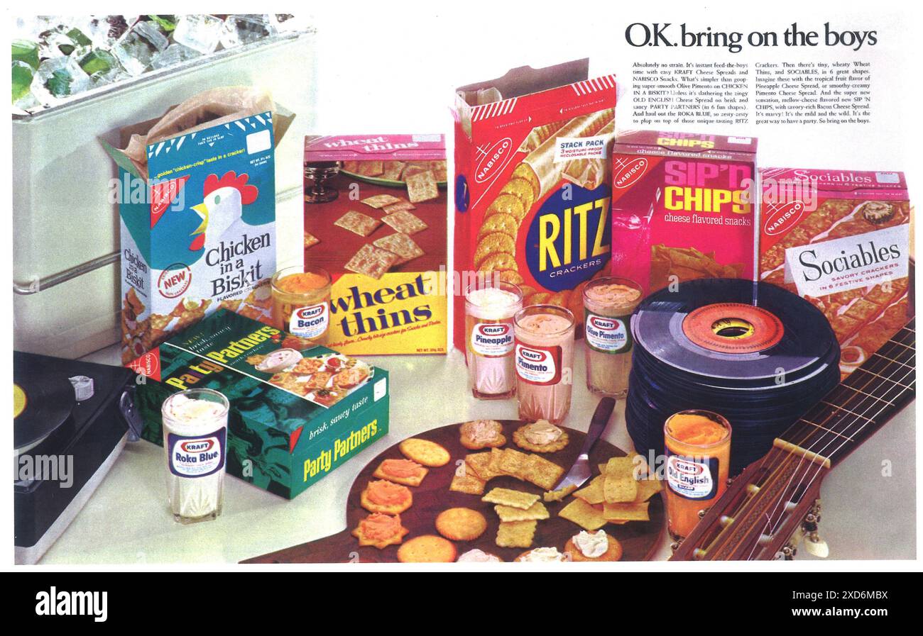 Ritz crackers ad hi-res stock photography and images - Alamy