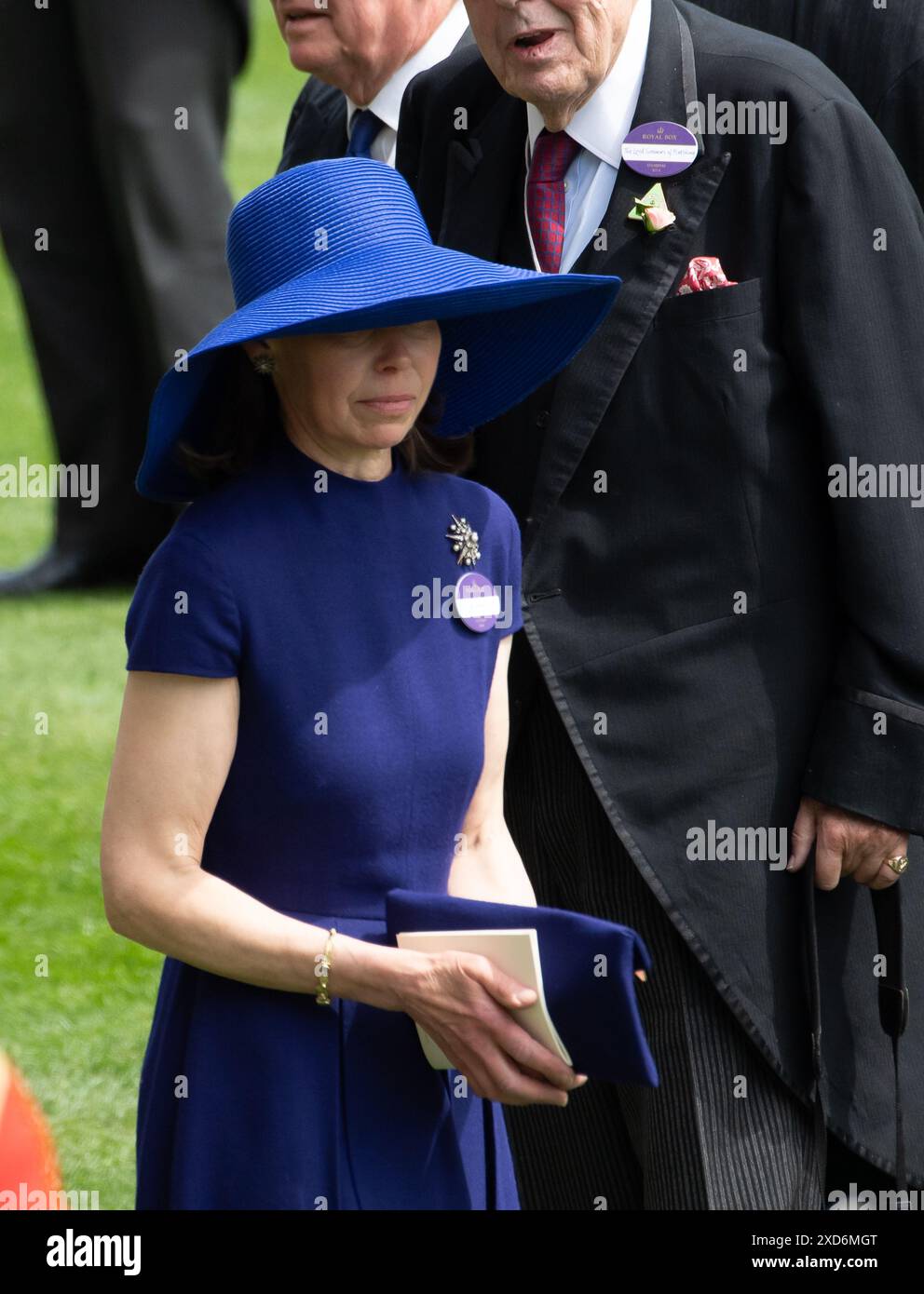 Ascot, UK. 20th June, 2024. Lady Sarah Chatto, the daughter of the late ...