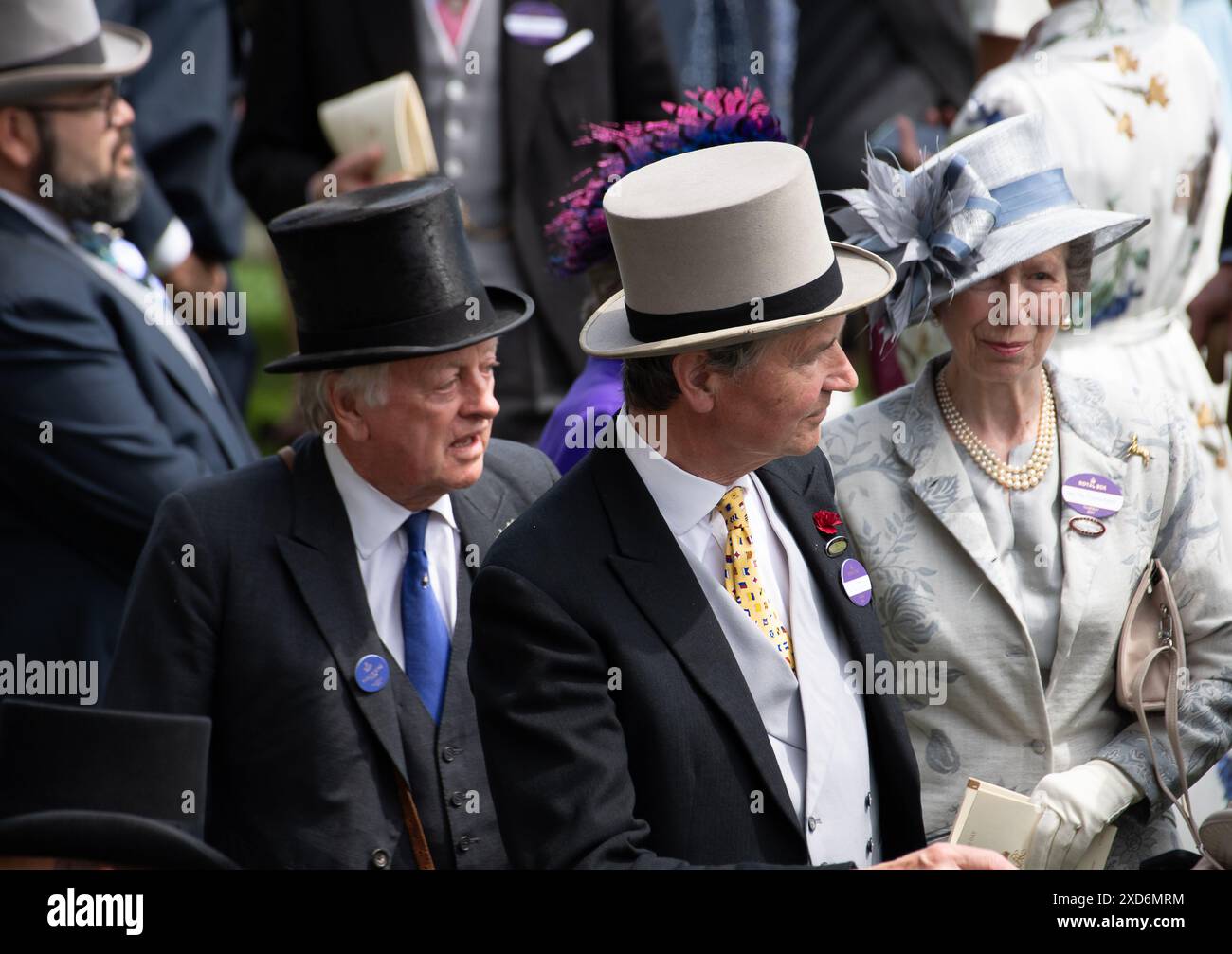 Ascot, UK. 20th June, 2024. Andrew Parker Bowles, Admiral Sir Tim ...