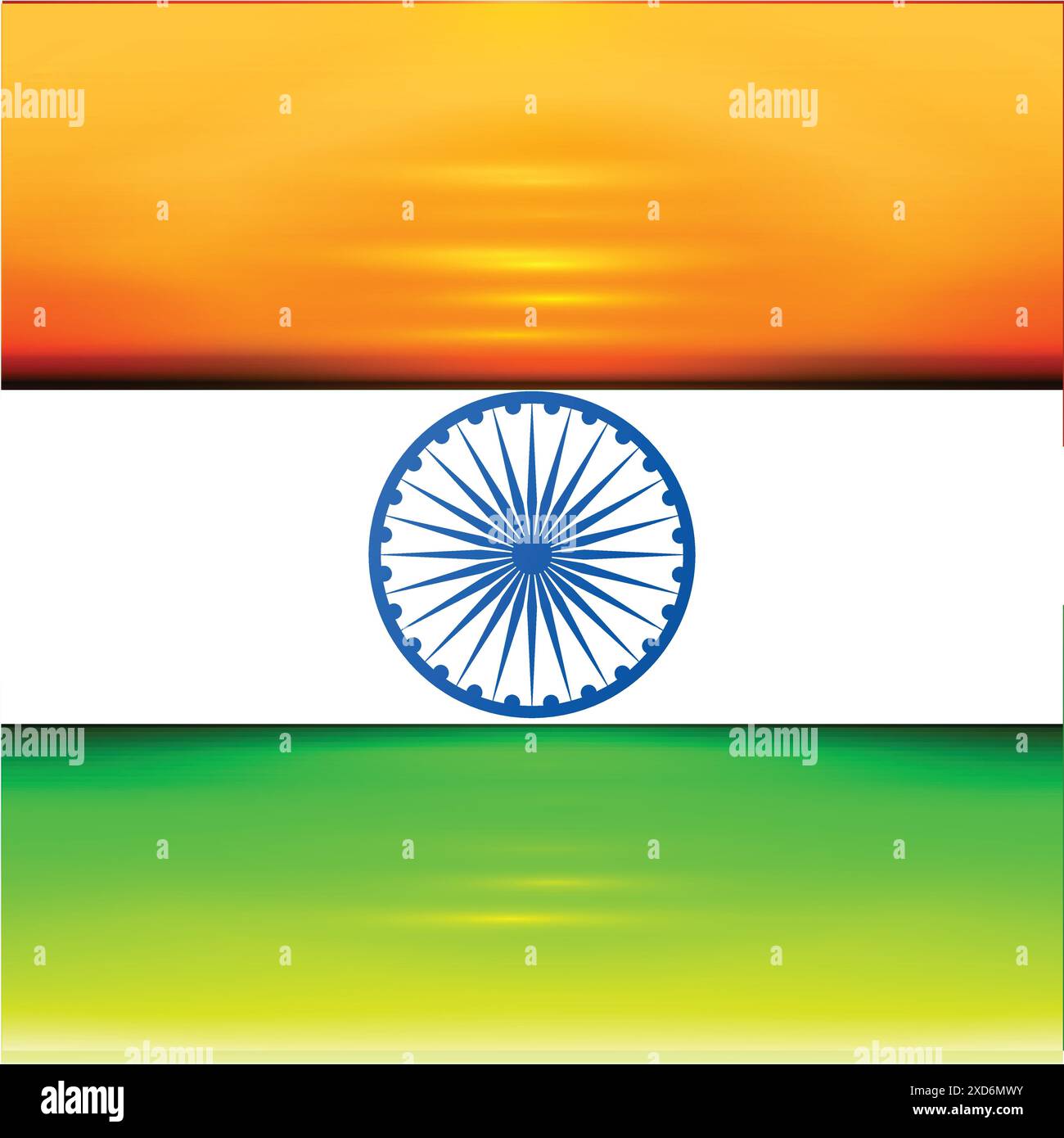 shiny indian flag tricolor vector design illustration Stock Vector ...