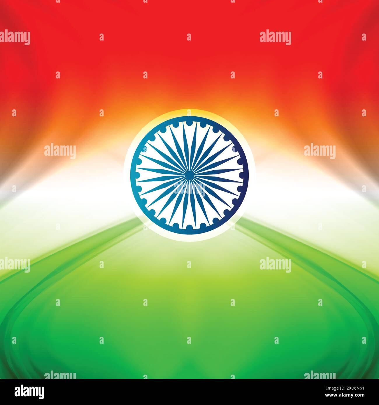 beautiful indian flag card vector design illustration Stock Vector ...