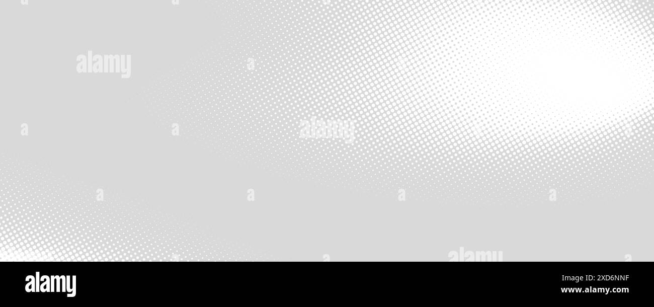 Grey halftone pattern. Retro comic gradient background. Silver ...