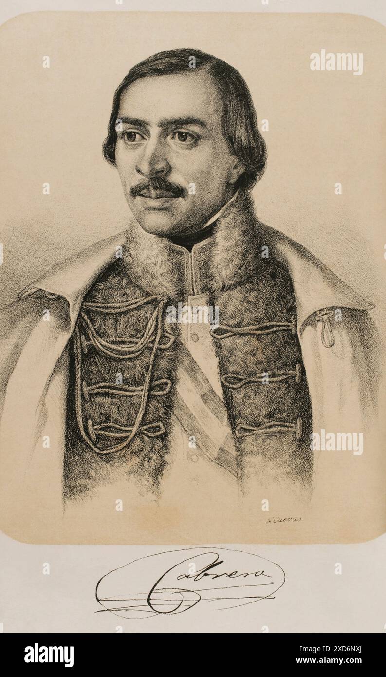 Ramon Cabrera Griñó (1806-1877). Spanish military. He was known as "El ...
