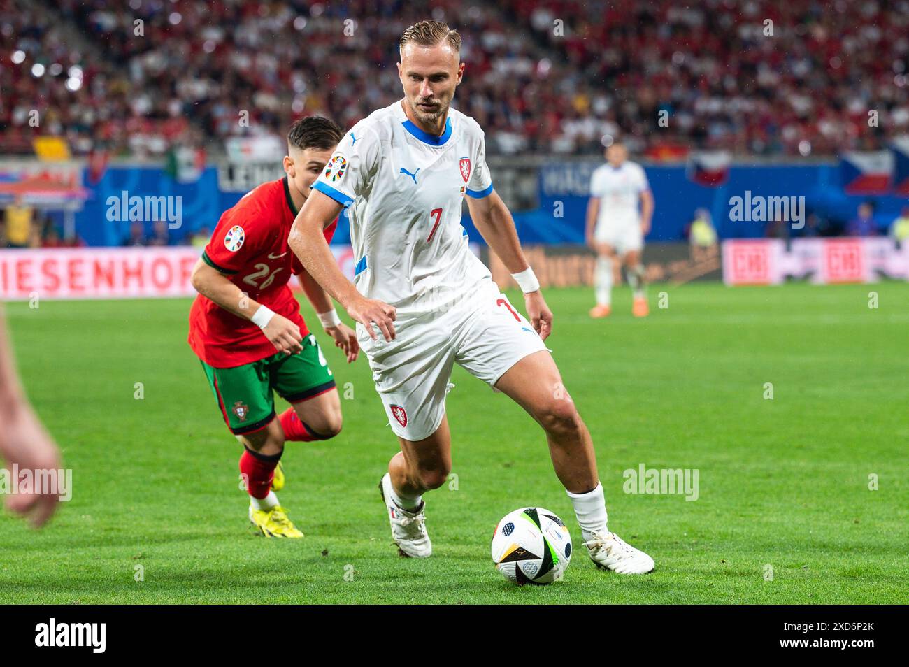 LEIPZIG, GERMANY - JUNE 18, 2024: Euro 2024 Groupe F match Portugal vs ...