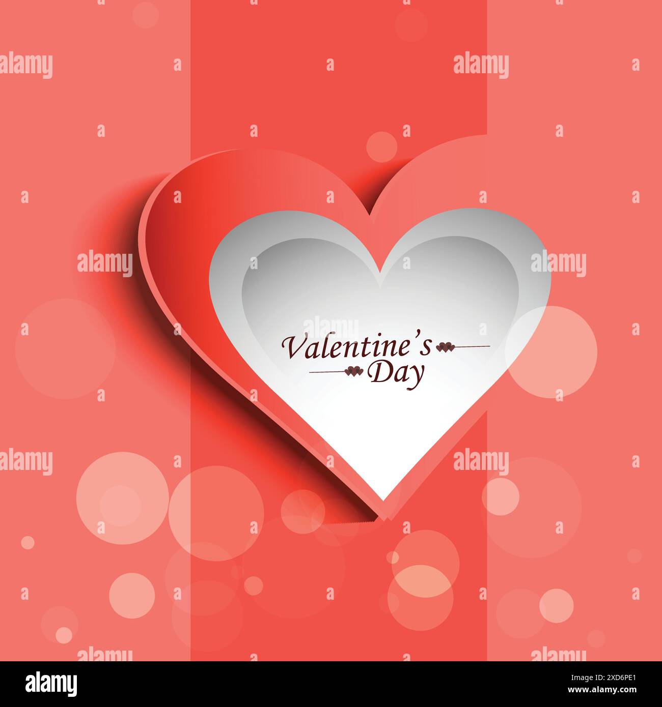 Coral pink bokeh background Stock Vector Images - Alamy