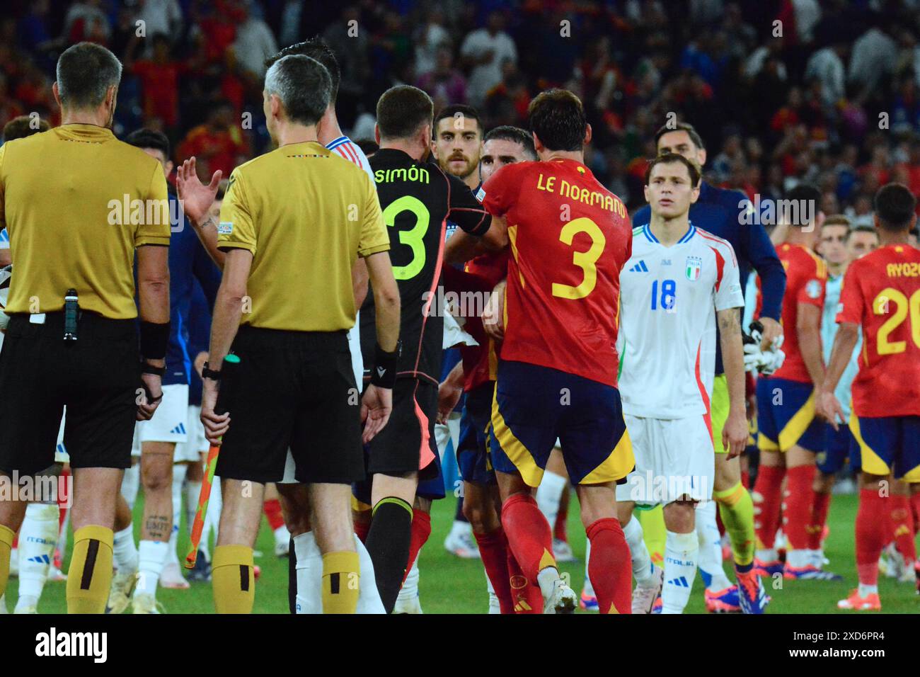 Final moment during UEFA Euro 2024 - Spain vs Italy, UEFA European ...