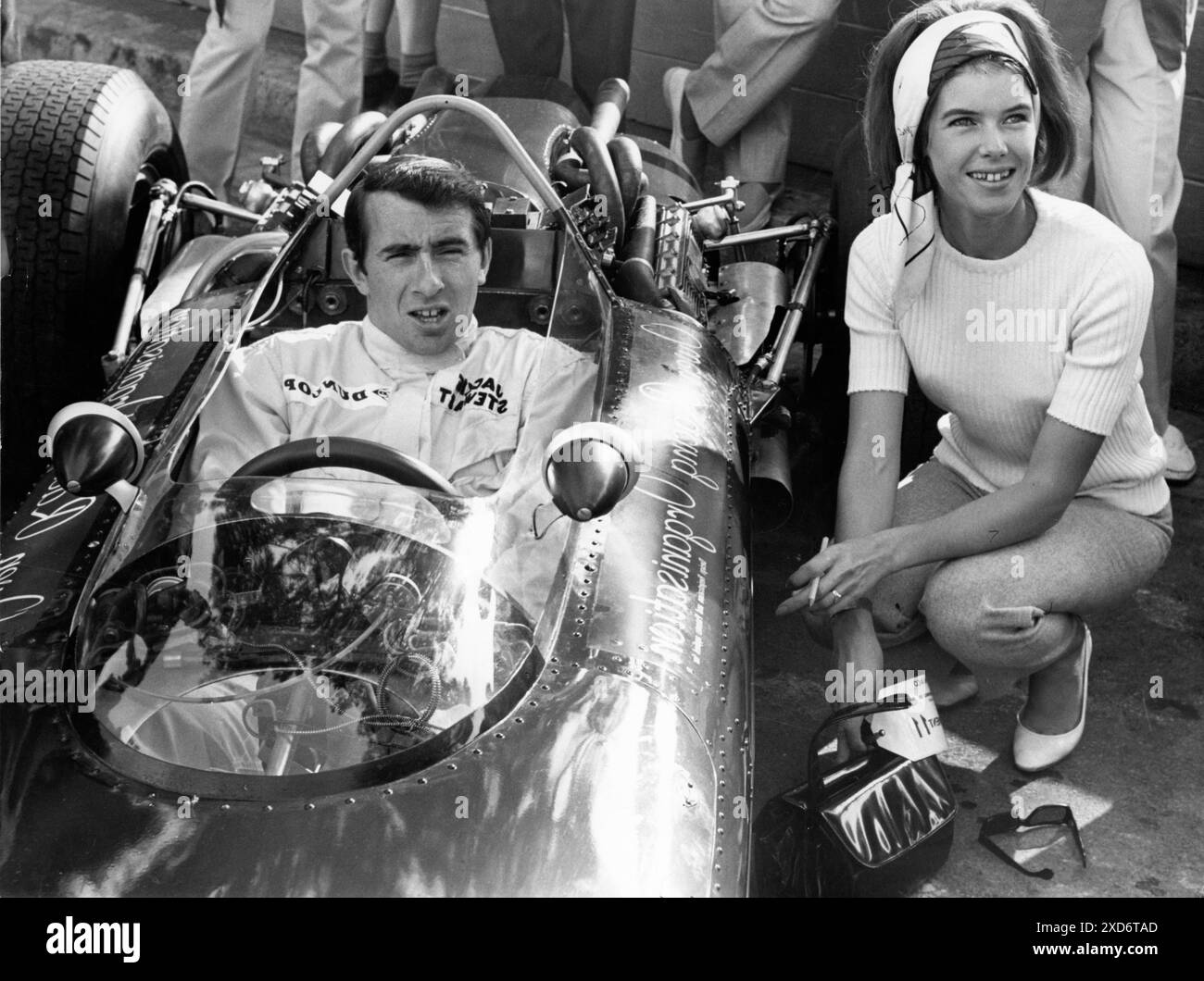 May 24, 1966: London England, United Kingdom: JACKIE STEWART and wife ...