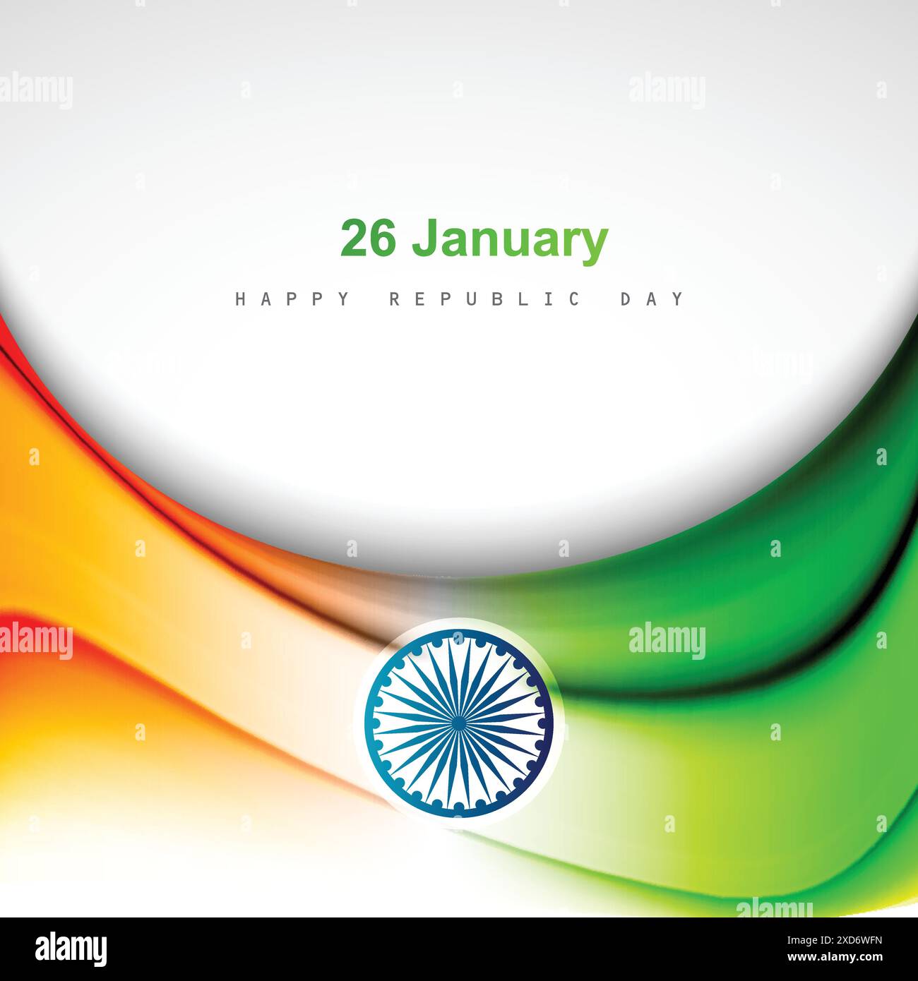 decorative tricolor indian background Stock Vector Image & Art - Alamy