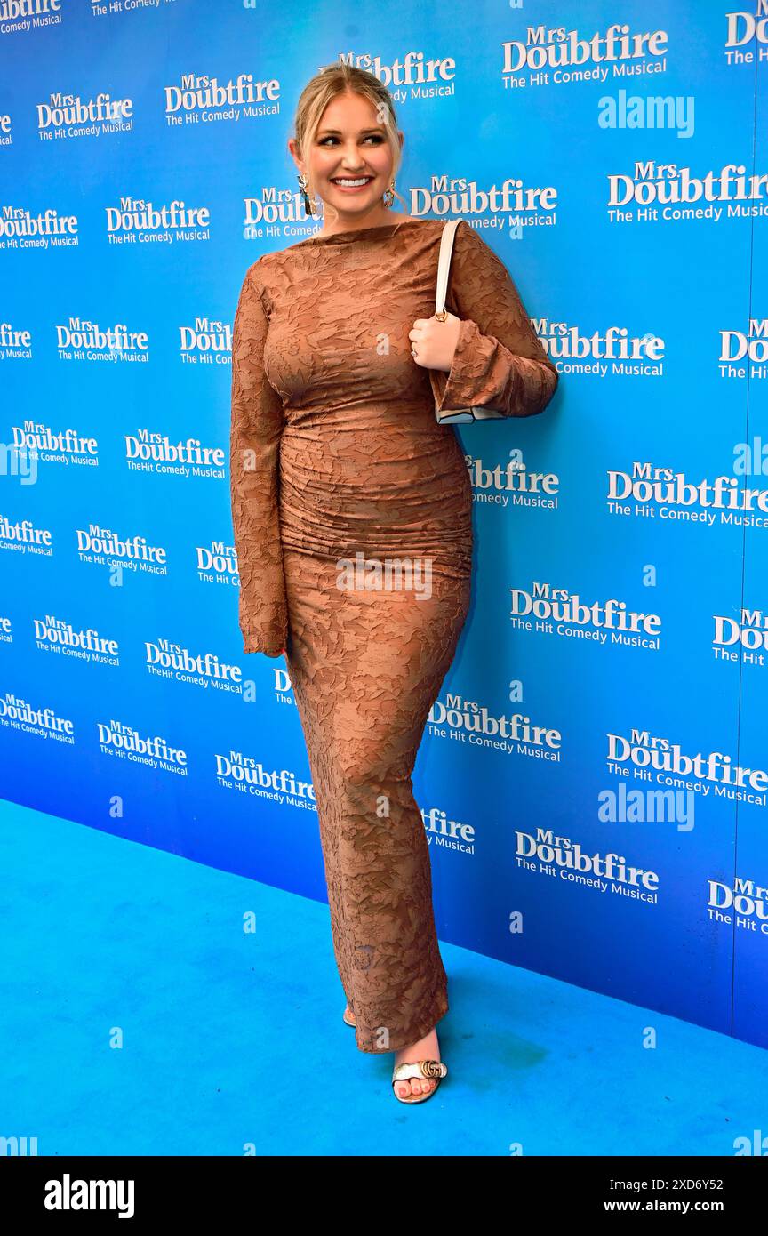 LONDON, ENGLAND. 20TH JUNE 2024: Amy Hart attends "Mrs. Doubtfire: The ...