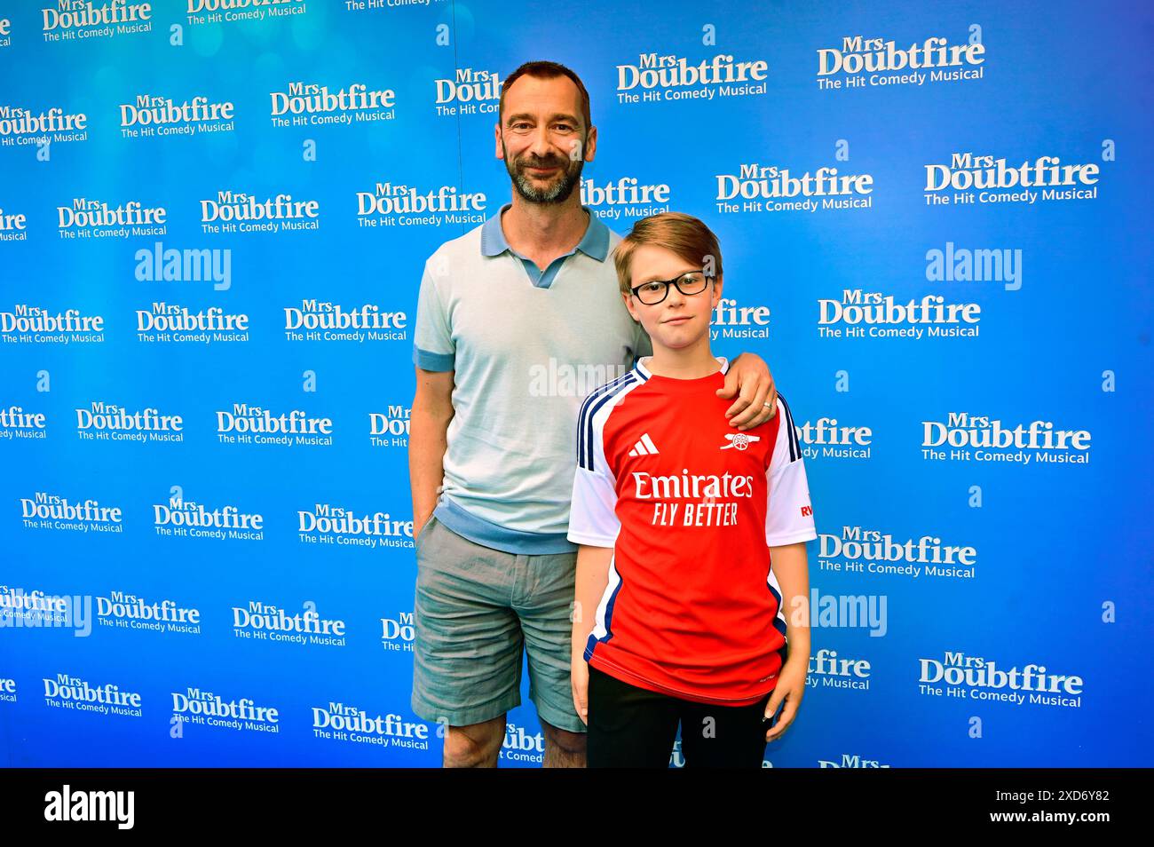 LONDON, ENGLAND. 20TH JUNE 2024: Charlie Condou attends "Mrs. Doubtfire ...