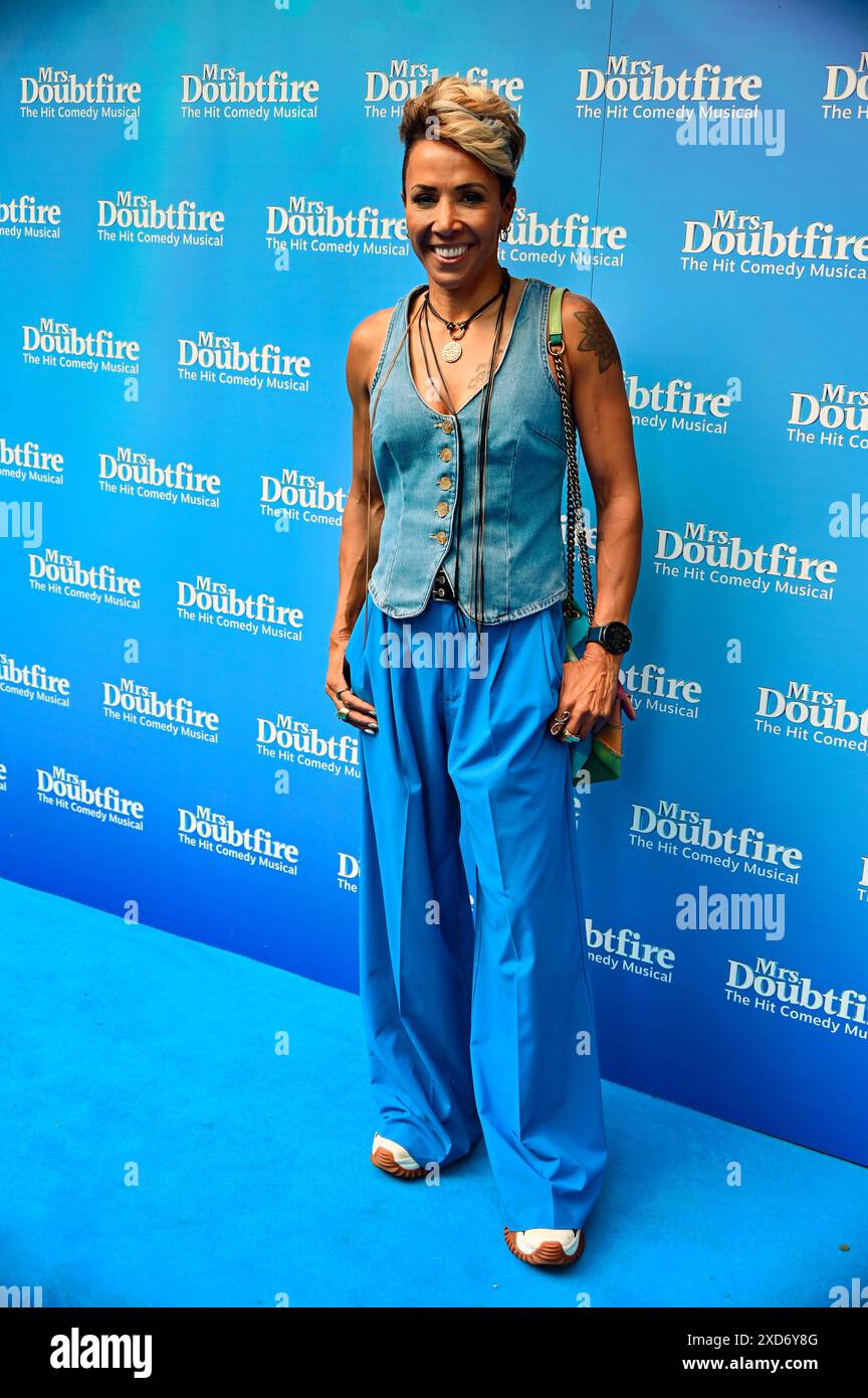 LONDON, UK. 20th June, 2024. Dame Kelly Holmes attends "Mrs. Doubtfire ...