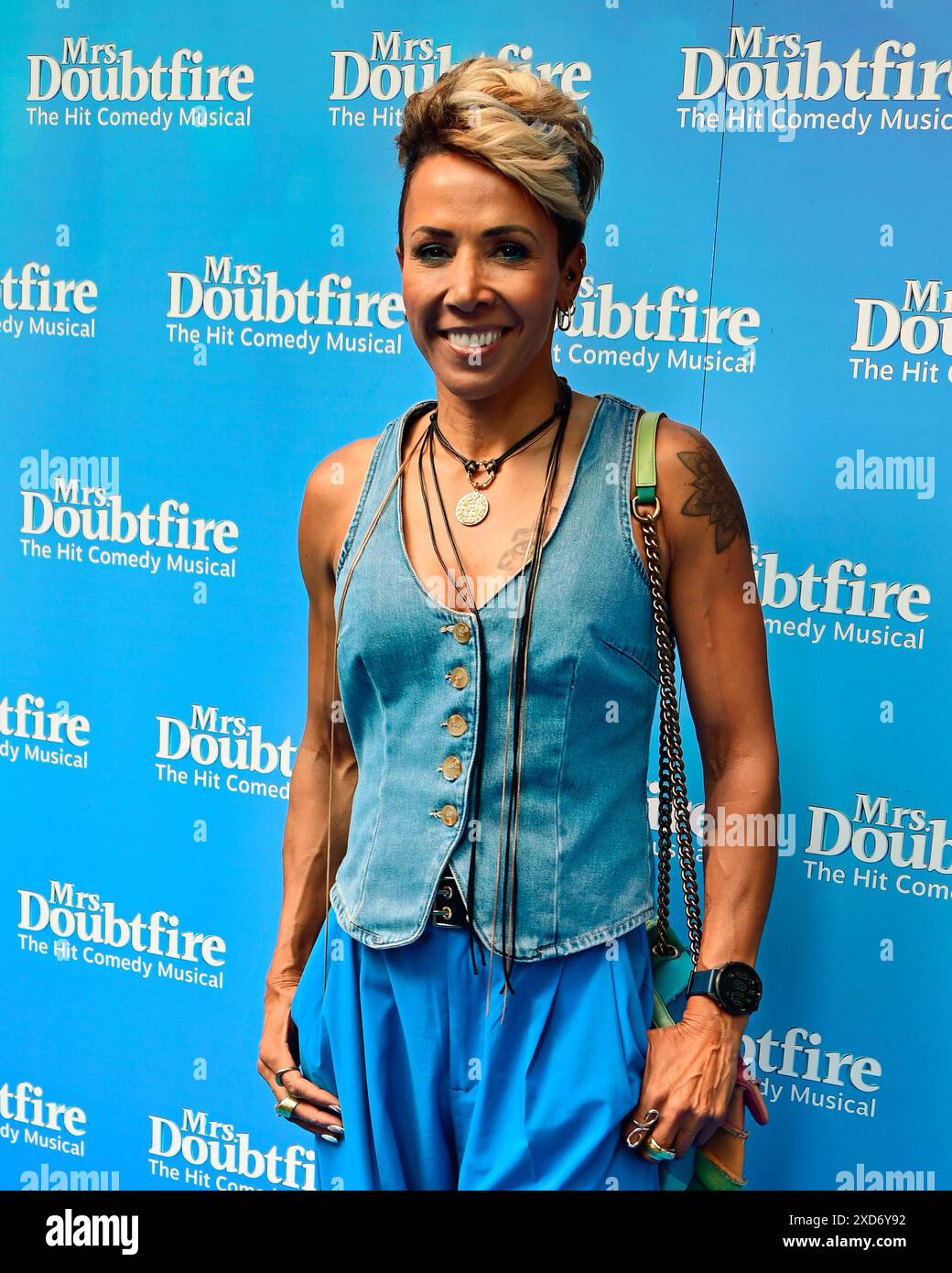 LONDON, UK. 20th June, 2024. Dame Kelly Holmes attends "Mrs. Doubtfire ...
