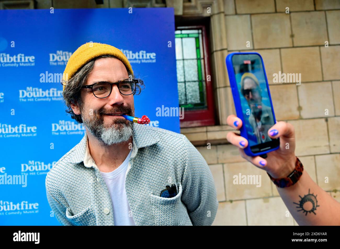 LONDON, UK. 20th June, 2024. Daniel Ings attends "Mrs. Doubtfire: The ...