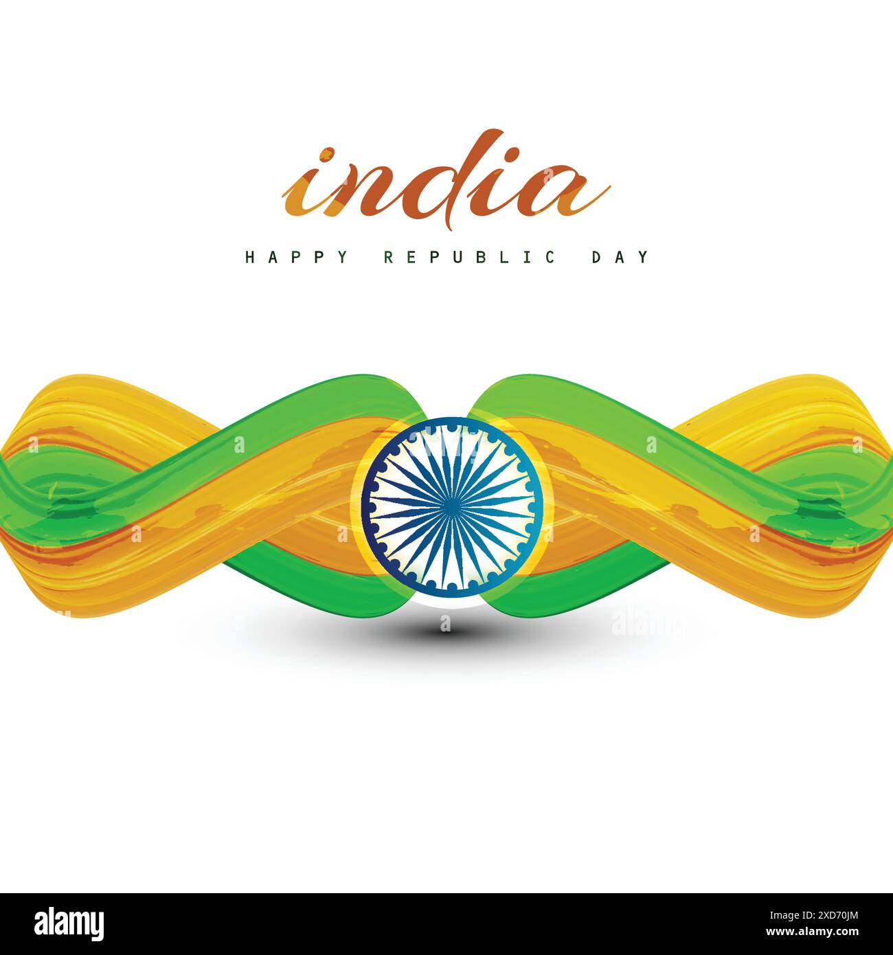 beautiful indian flag card vector design illustration Stock Vector ...