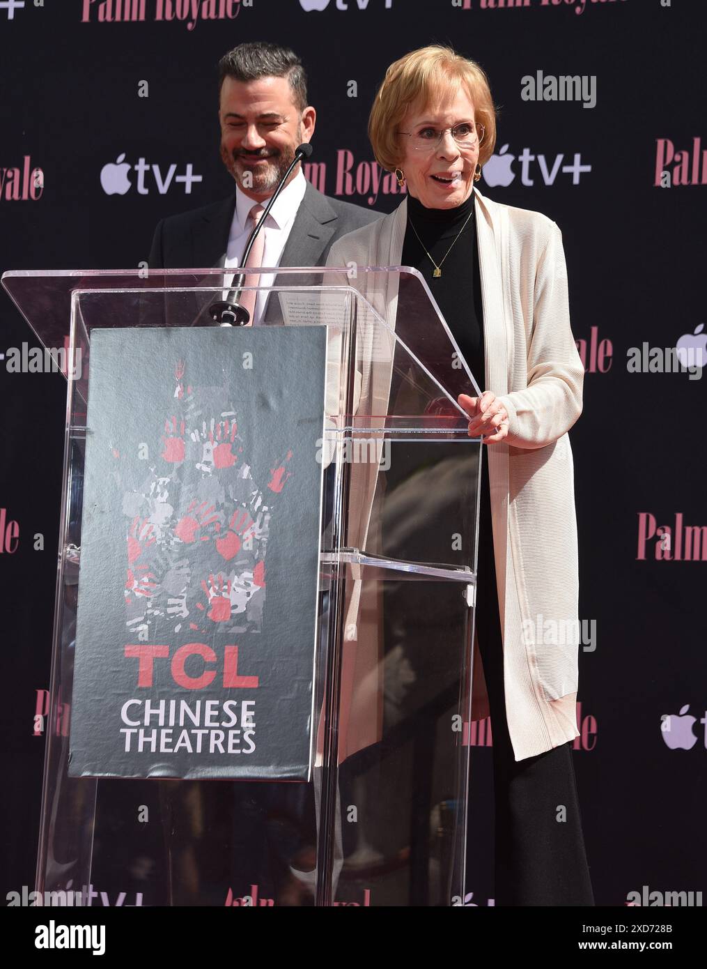 Hollywood, USA. 20th June, 2024. Jimmy Kimmel and Carol Burnett ...