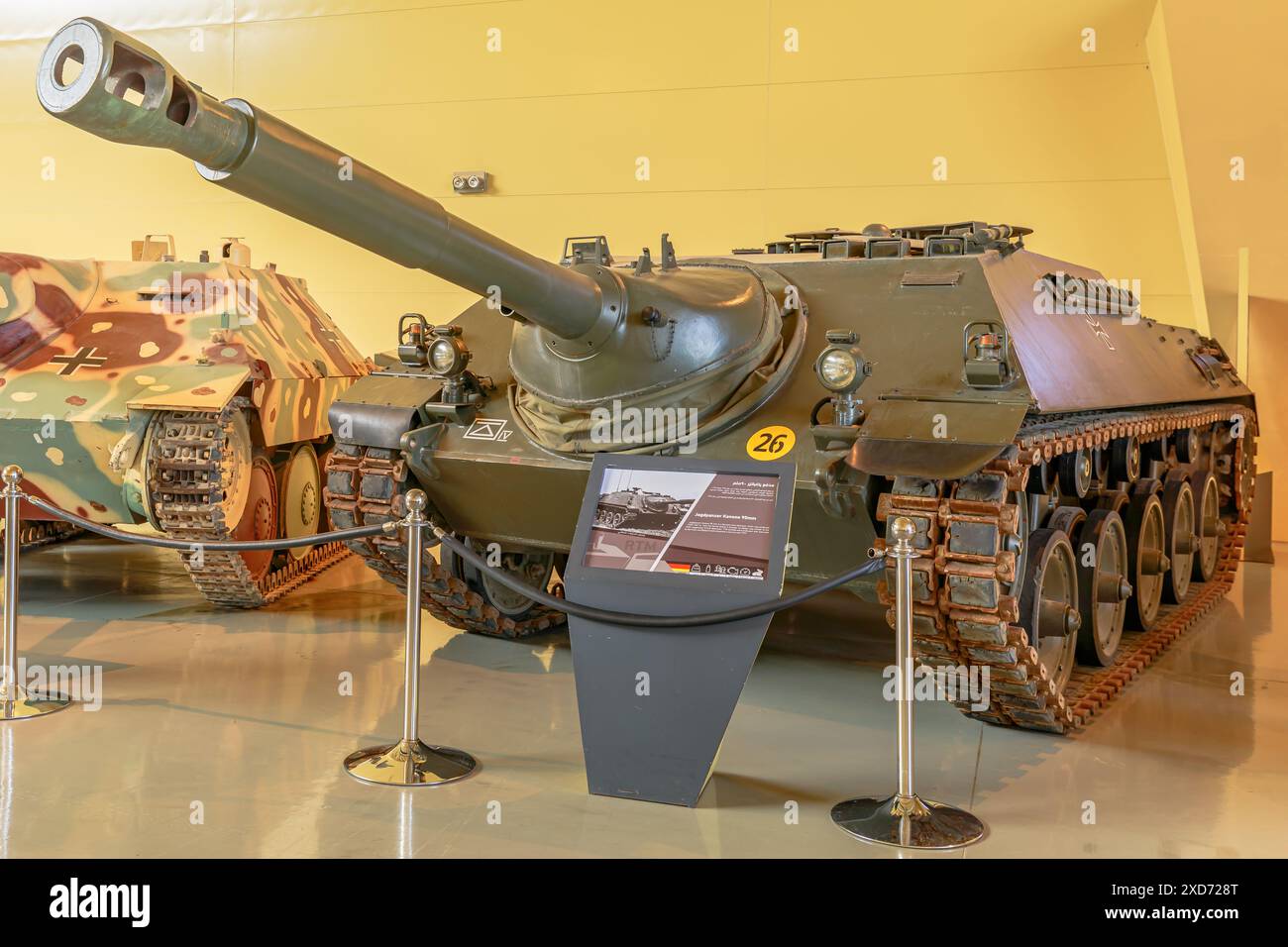 Royal Tank Museum, Amman, Jordan - May 4, 2024: 1960s German army ...
