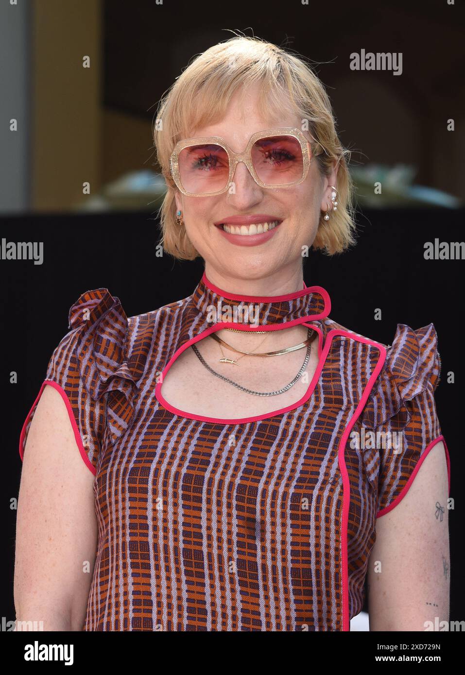Hollywood, USA. 20th June, 2024. Zoe Lister Jones arriving to the Carol ...