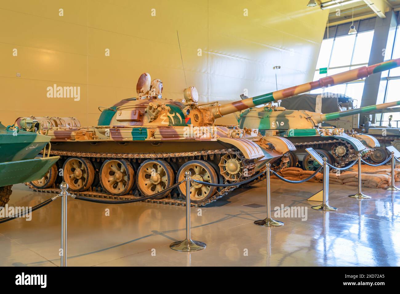Royal Tank Museum, Amman, Jordan - May 4, 2024: Vintage T-62 Soviet ...