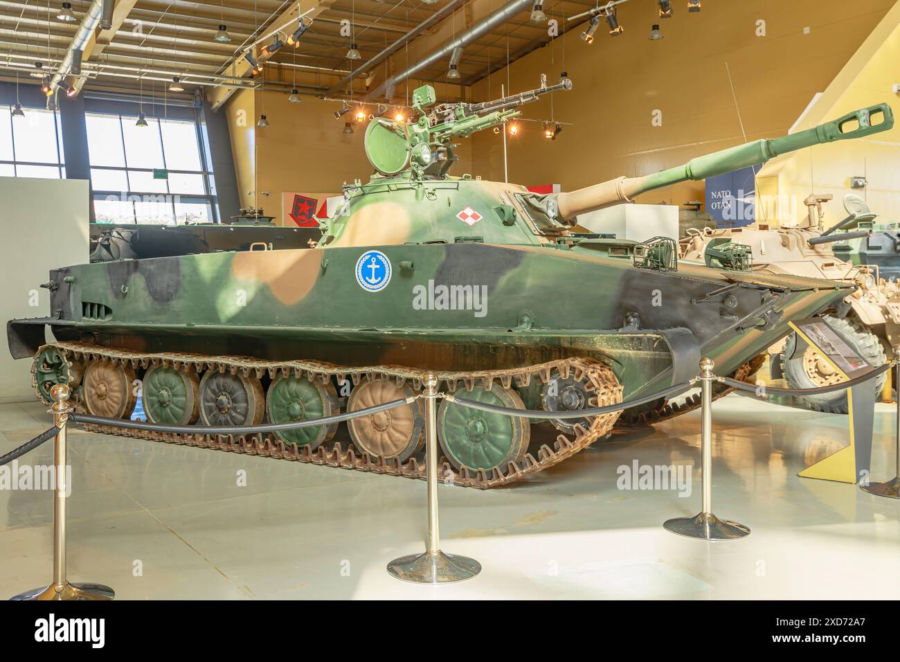 Royal Tank Museum, Amman, Jordan - May 4, 2024: Classic Soviet T-76 ...