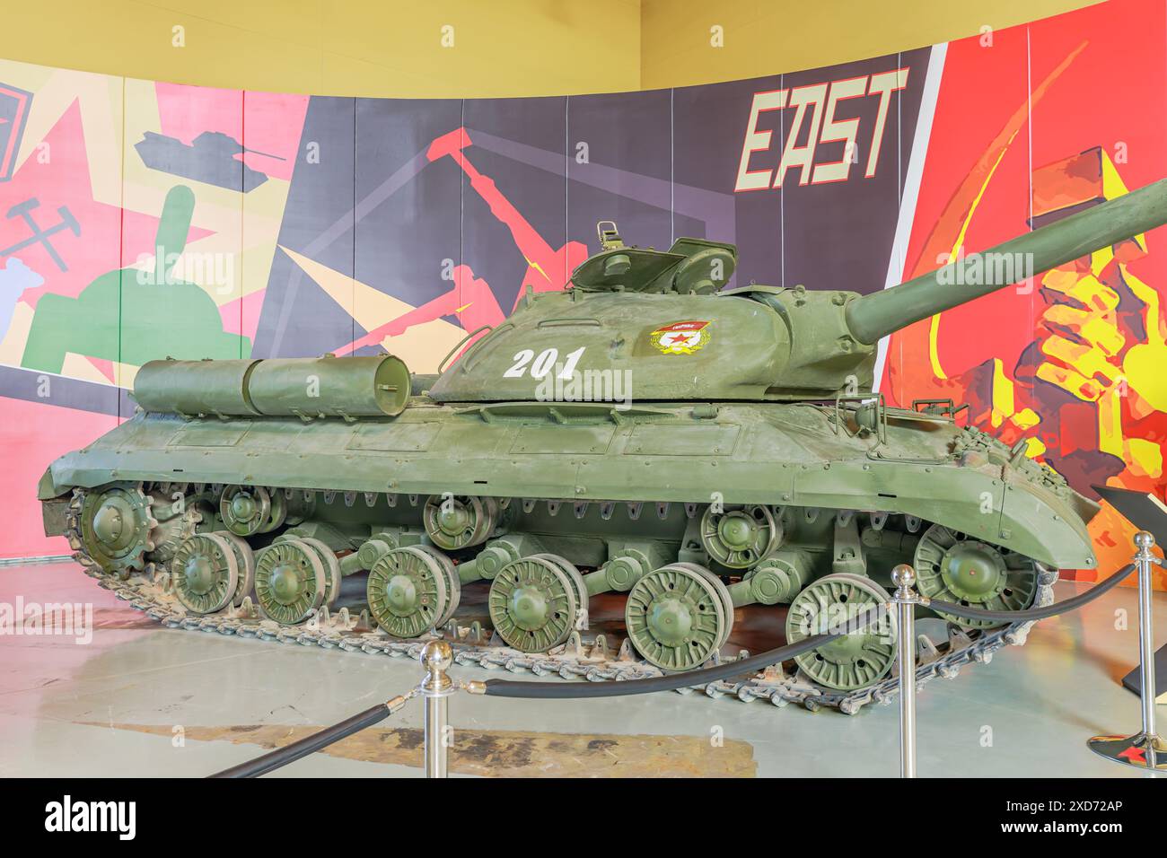 Royal Tank Museum, Amman, Jordan - May 4, 2024: Well-preserved Soviet ...