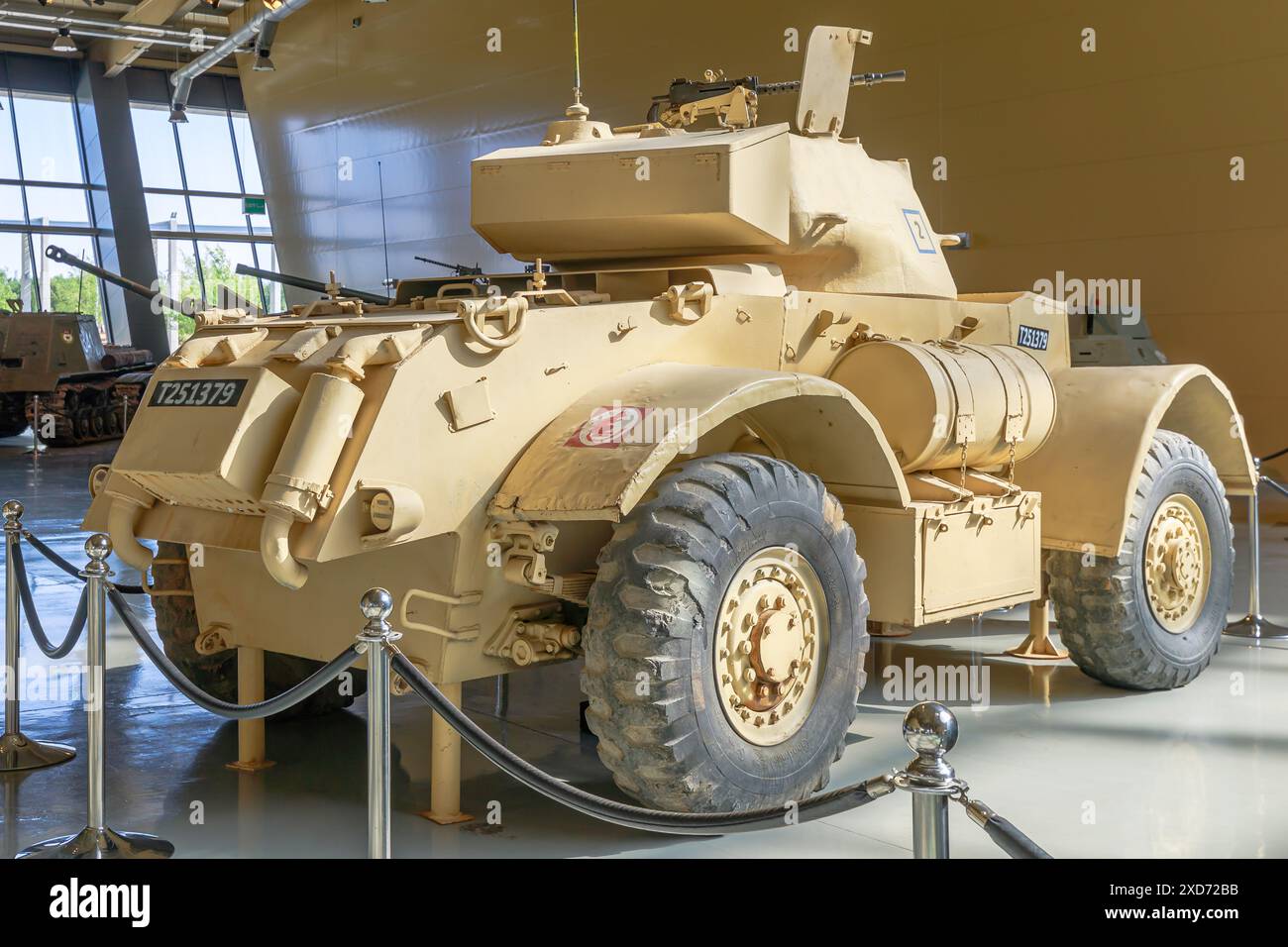 Royal Tank Museum, Amman, Jordan - May 4, 2024: T17E1 Staghound ...