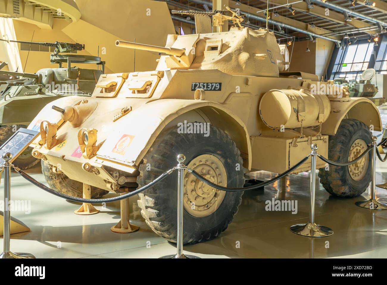 Royal Tank Museum, Amman, Jordan - May 4, 2024: T17E1 Staghound ...
