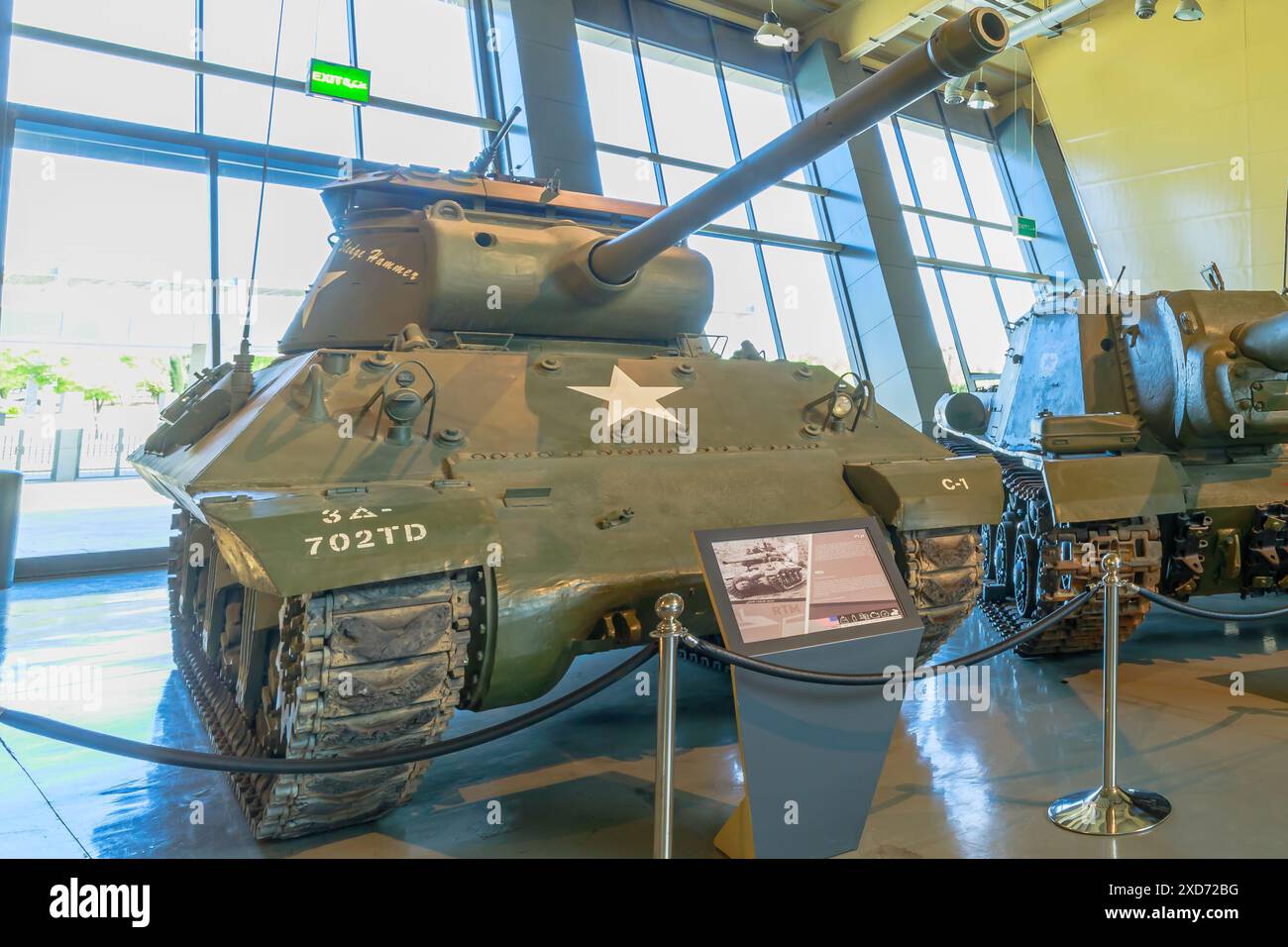 Royal Tank Museum, Amman, Jordan - May 4, 2024: Preserved M36 tank ...