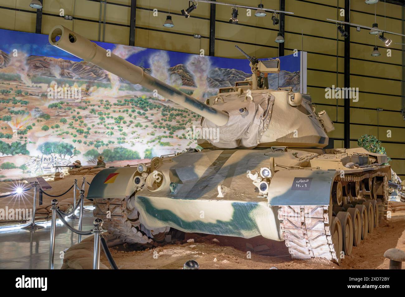 Royal Tank Museum, Amman, Jordan - May 4, 2024: Authentic American M47 ...