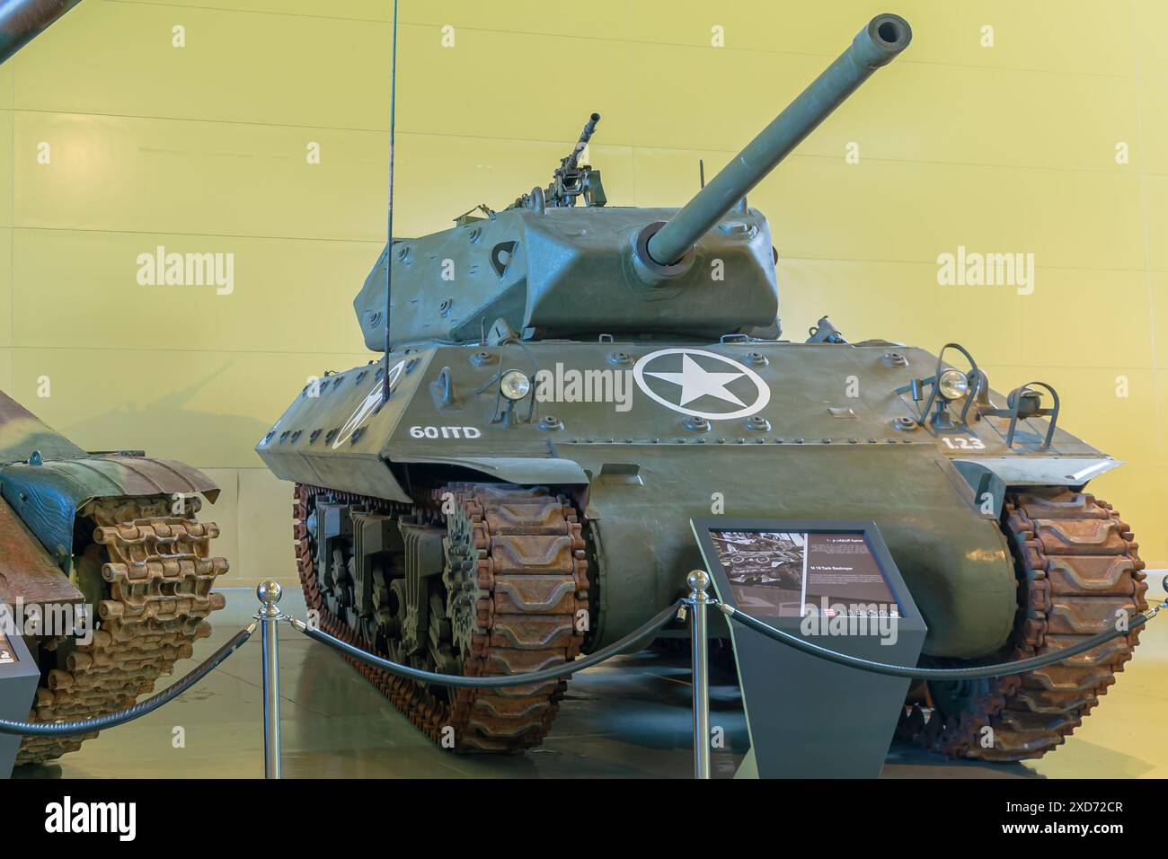 Royal Tank Museum, Amman, Jordan - May 4, 2024: American M10 tank destroyer from World War 2 ...