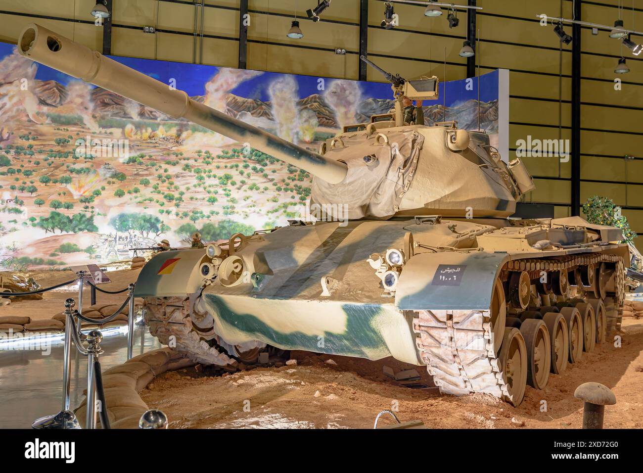Royal Tank Museum, Amman, Jordan - May 4, 2024: M47 Patton, an iconic ...
