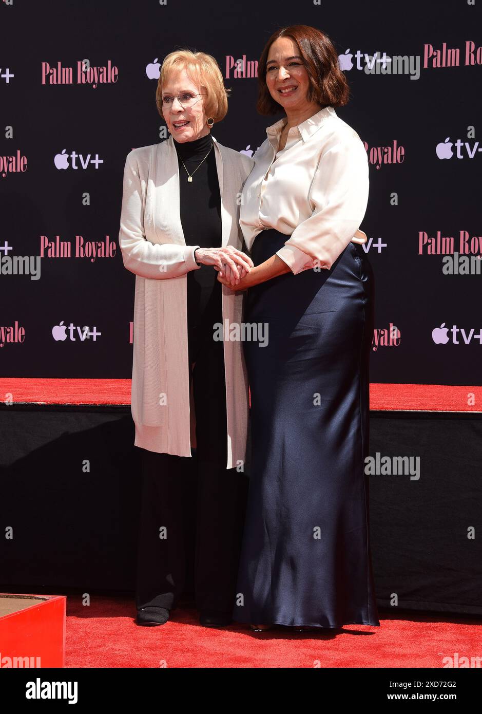 Hollywood, USA. 20th June, 2024. Carol Burnett and Maya Rudolph ...