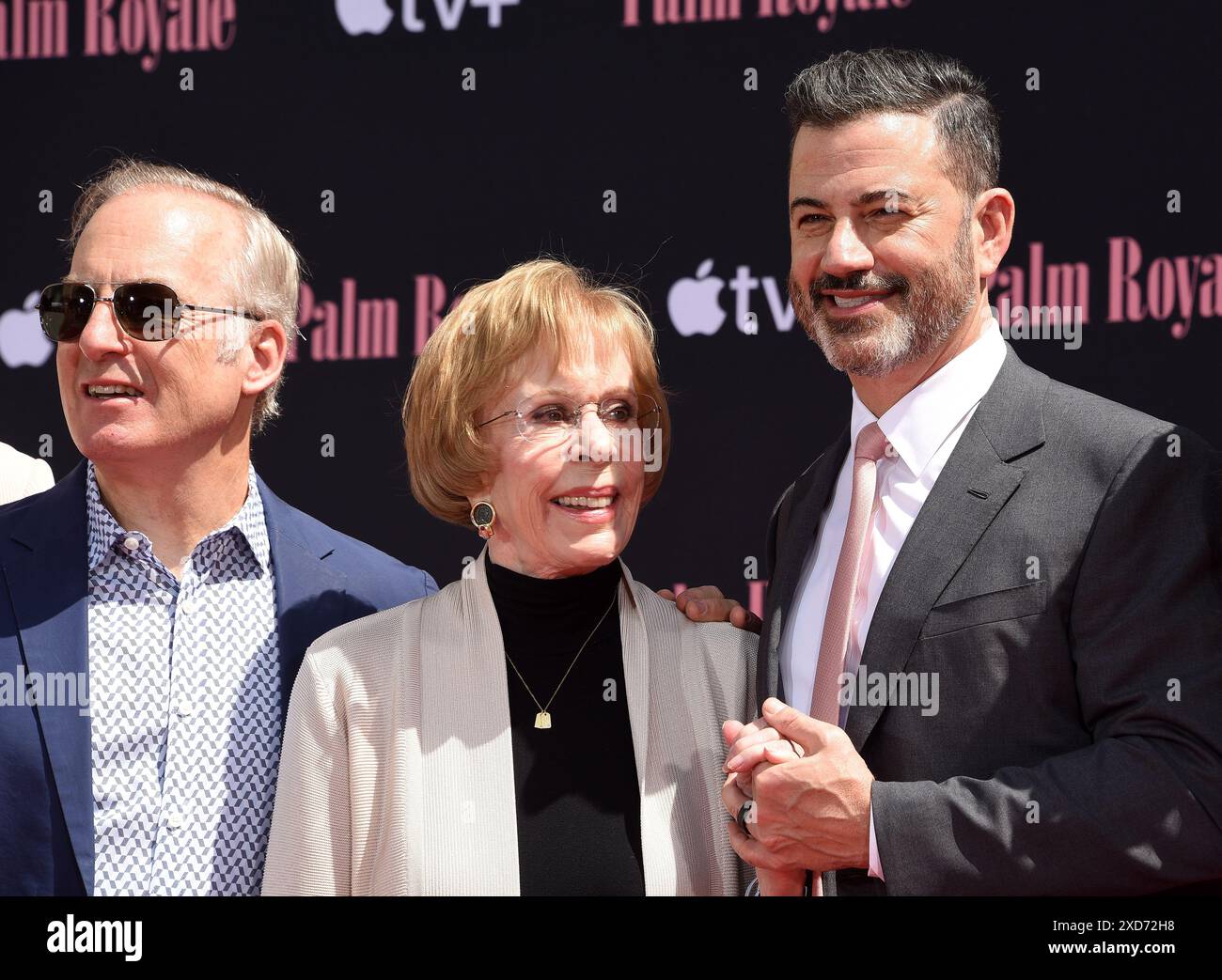 Bob Odenkirk, Carol Burnett and Jimmy Kimmel arriving to the Carol ...