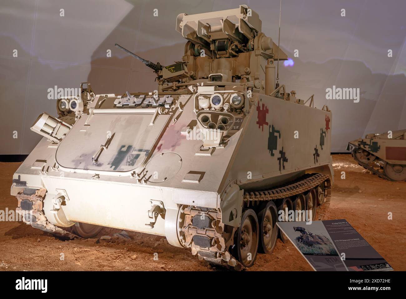 Royal Tank Museum, Amman, Jordan - May 4, 2024: American M901 ITV ...