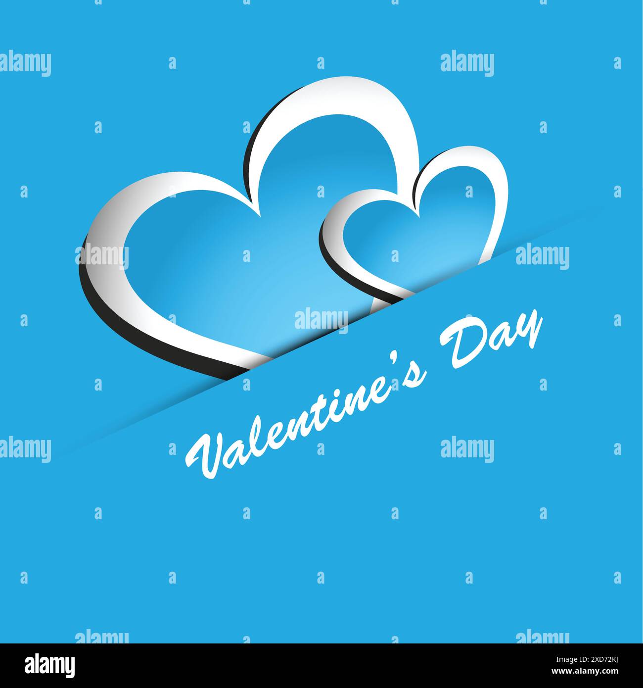 Valentines day light blue Stock Vector Images - Alamy