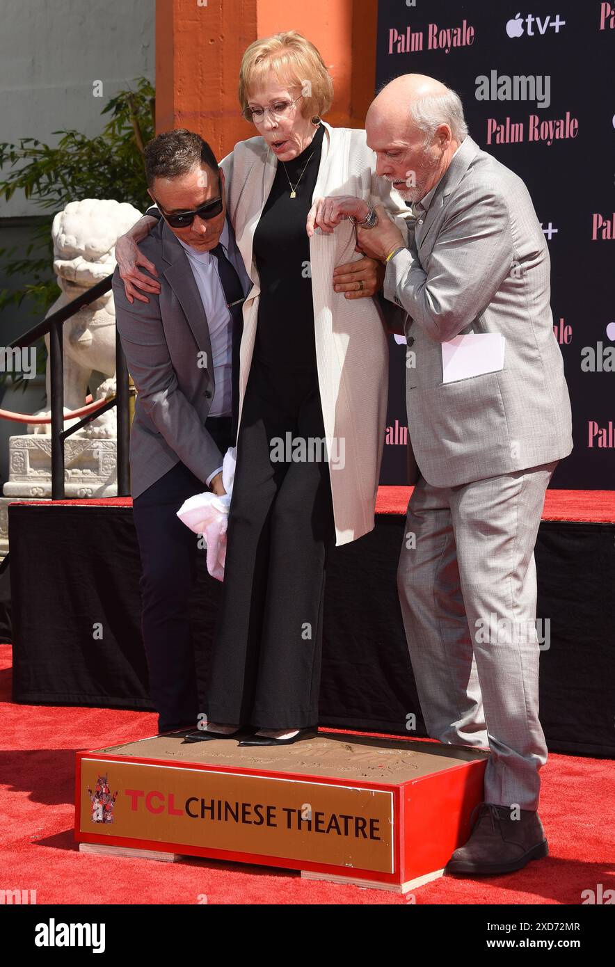 Hollywood, USA. 20th June, 2024. Carol Burnett and Brian Miller ...