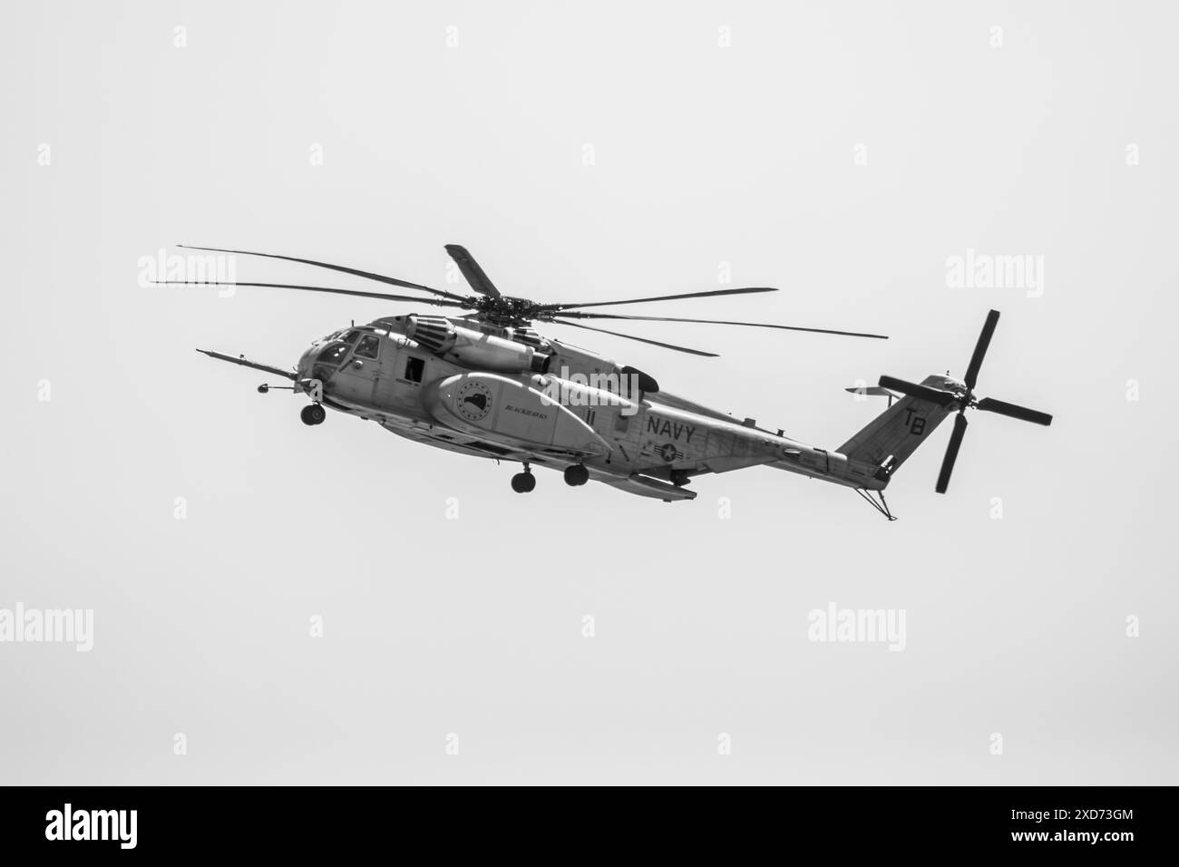 Modern US Navy Helicopter Flying in the Air Stock Photo - Alamy