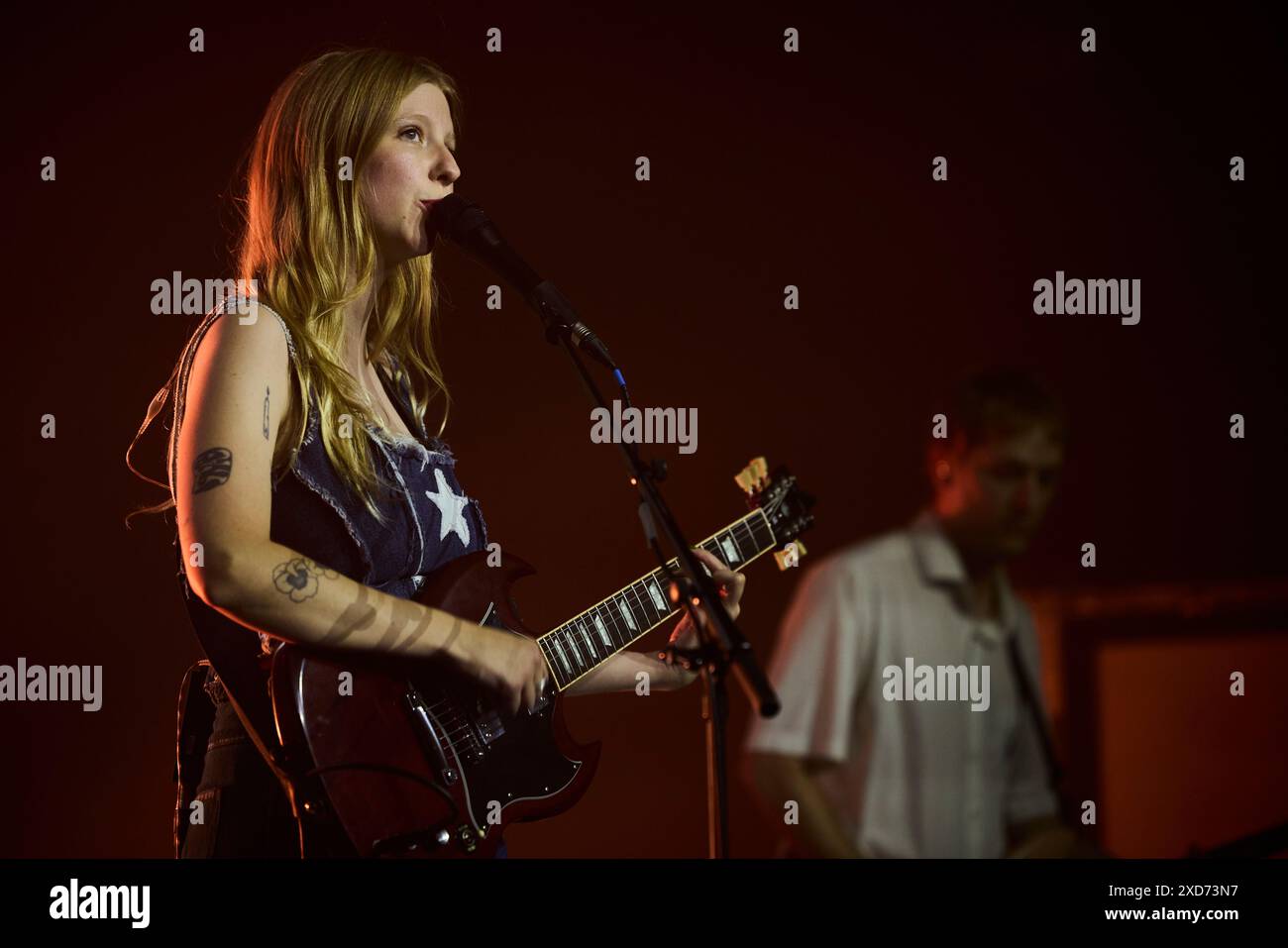 London, England 20th June 2024. Emily Massie. American Indie rock band ...